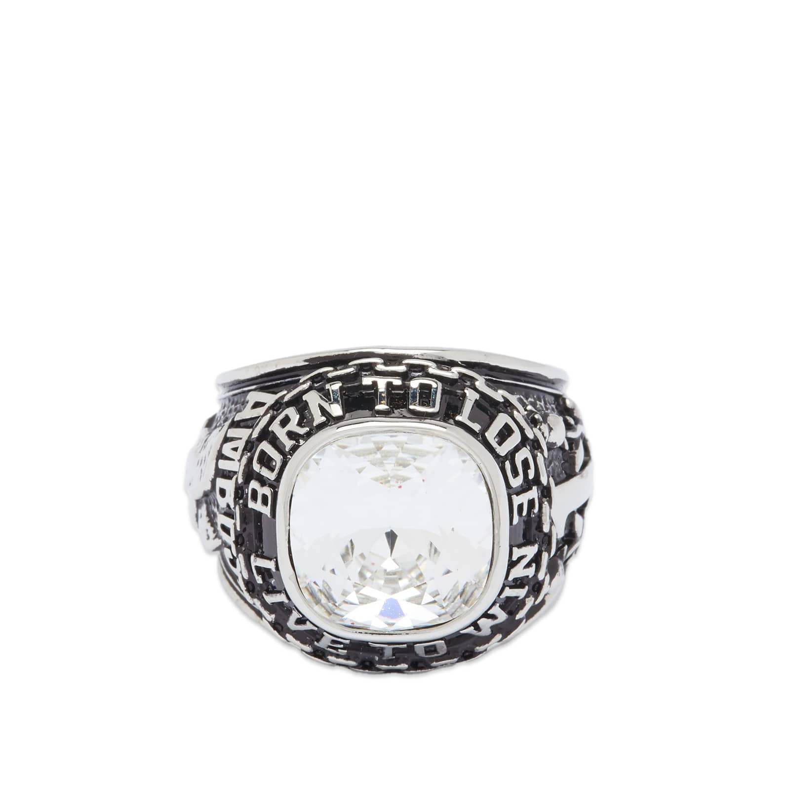 Ambush Class Ring Silver & Clear | END. (GB)