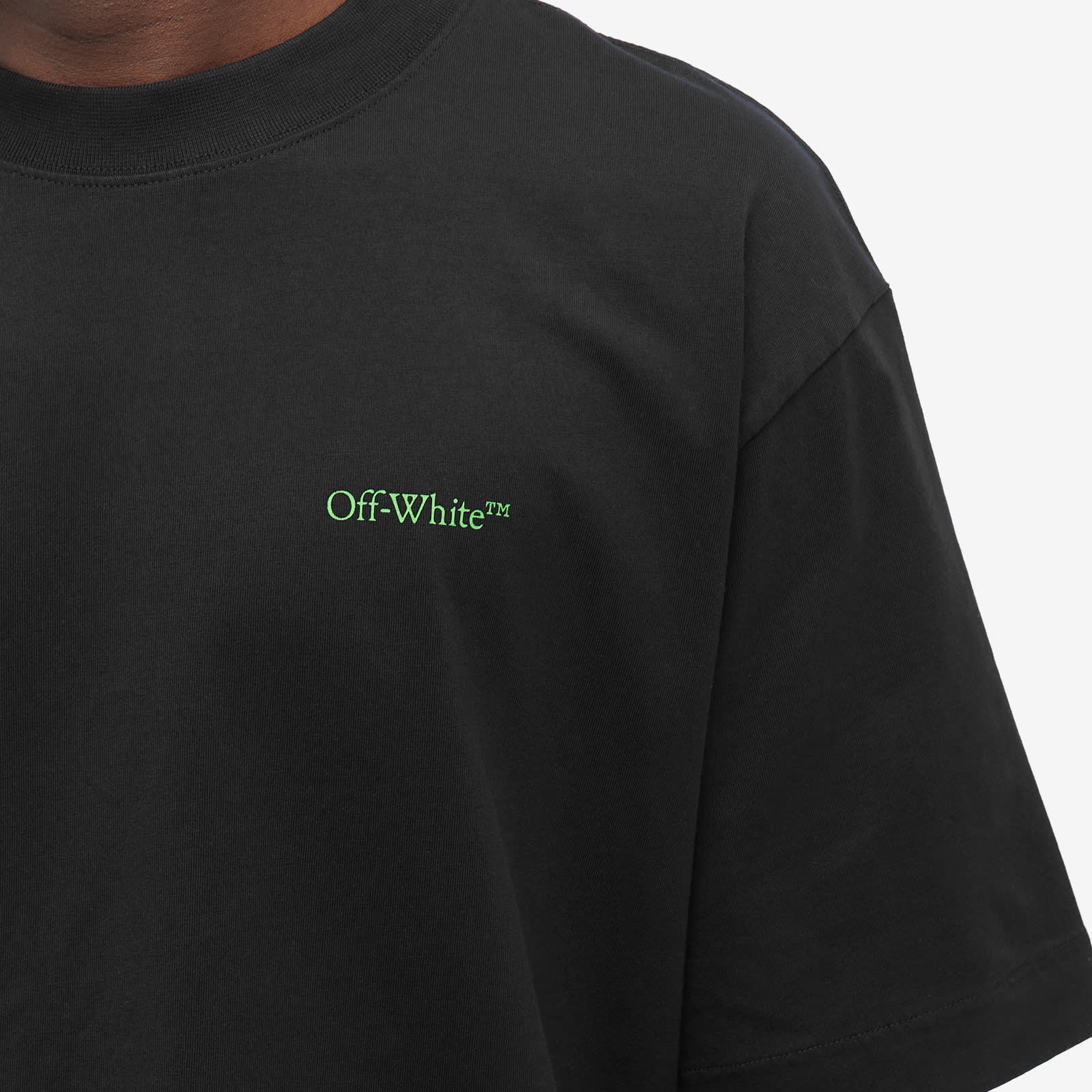 Off-White Moon Arrow T-Shirt Black & Green | END. (AR)