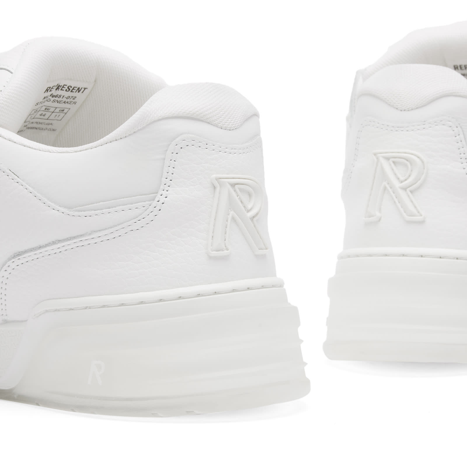 Represent Studio Sneaker Flat White | END. (HK)