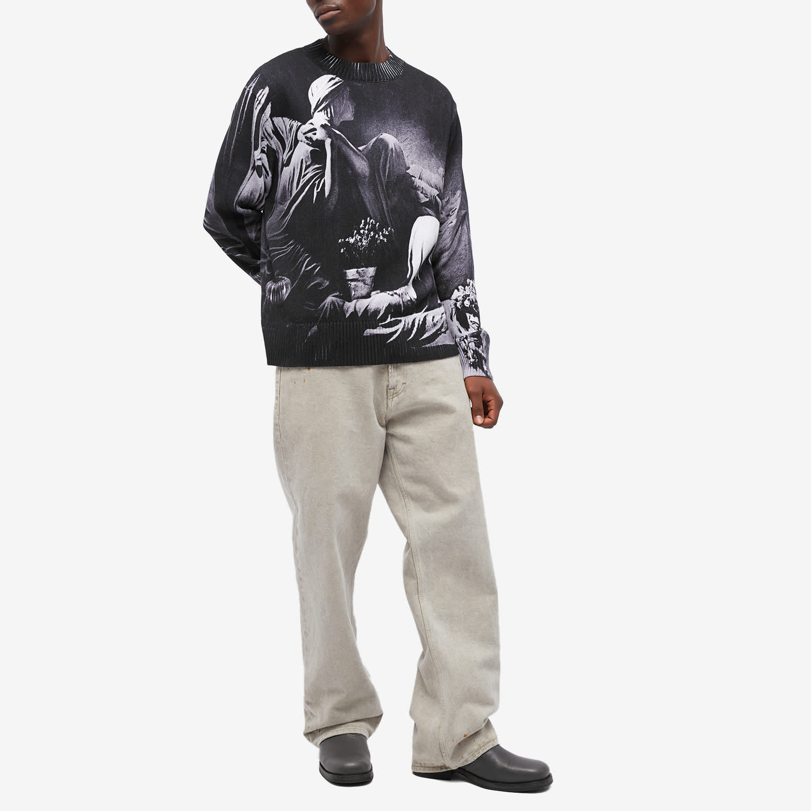 Neuw Denim Joy Division Closer Knit Black | END.