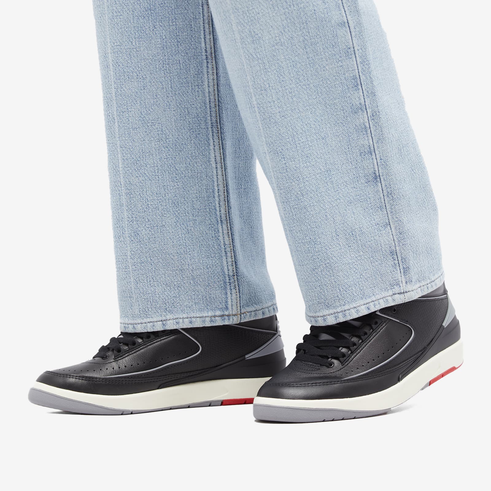 Air Jordan 2 Retro Black, Cement Grey, Red & Sail | END. (US)