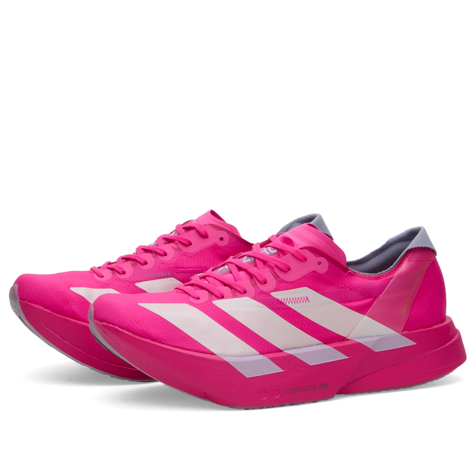 adidas Adizero Adios Pro 4 Sneaker Shock Pink, Zero Metalic & Aurora ...