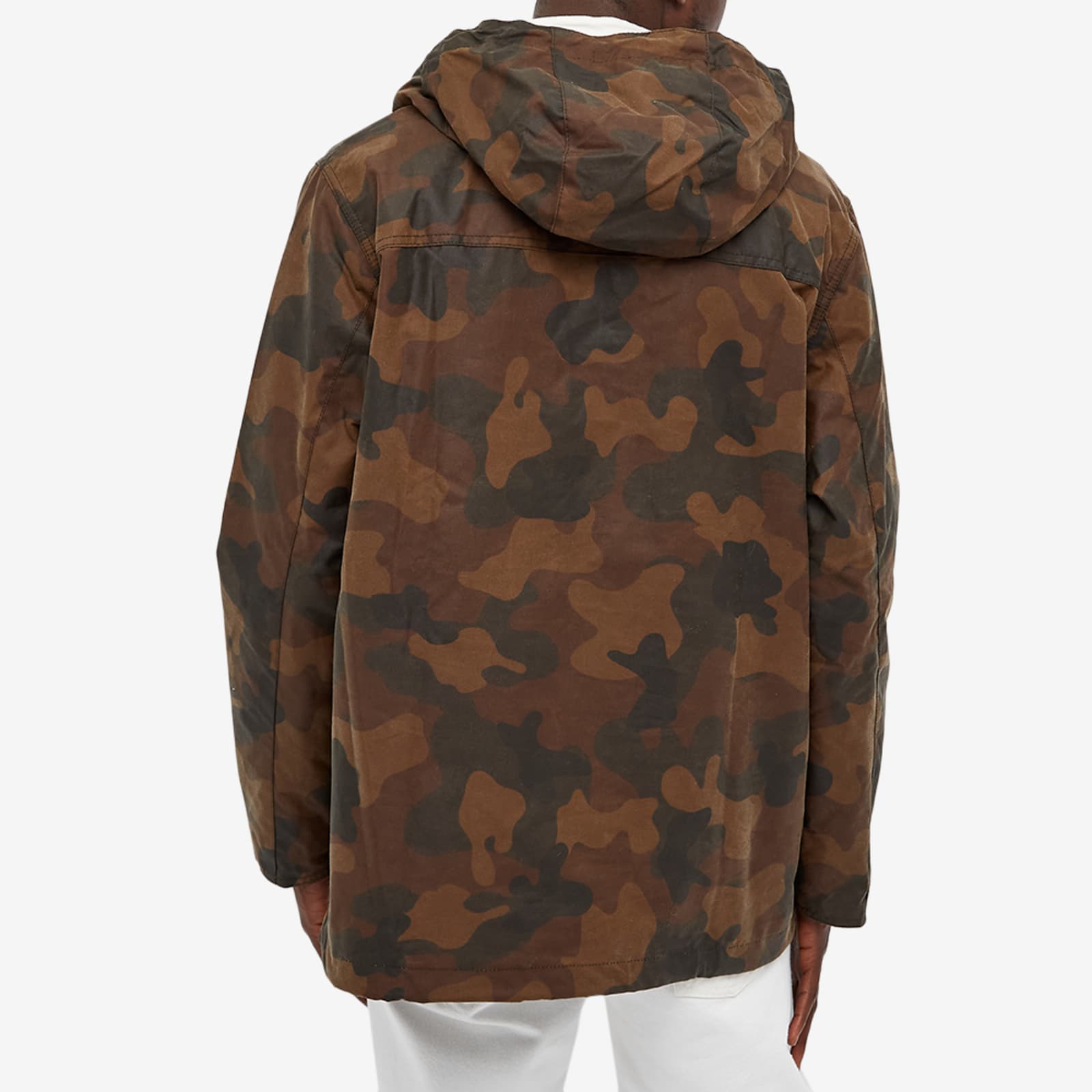 Barbour Wax Camo Smock - White Label Olive Camo | END. (US)