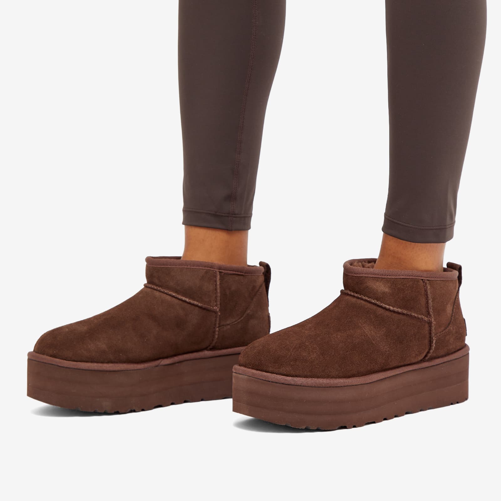 UGG Classic Ultra Mini Platform Boot Burnt Cedar | END.