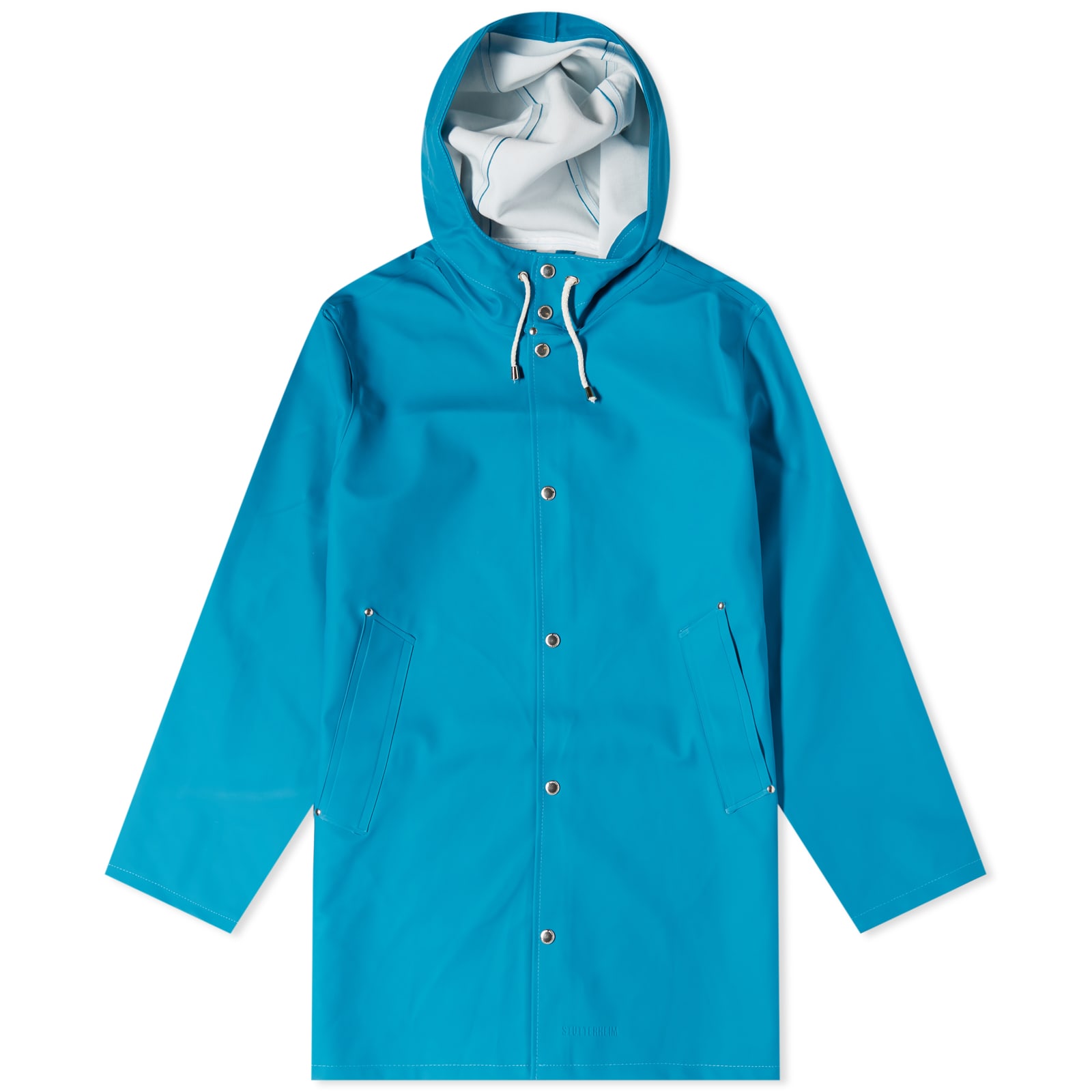 Stutterheim Stockholm Raincoat Mosaic Blue END stutterheim-stockholm-raincoat-mosaic-blue-end