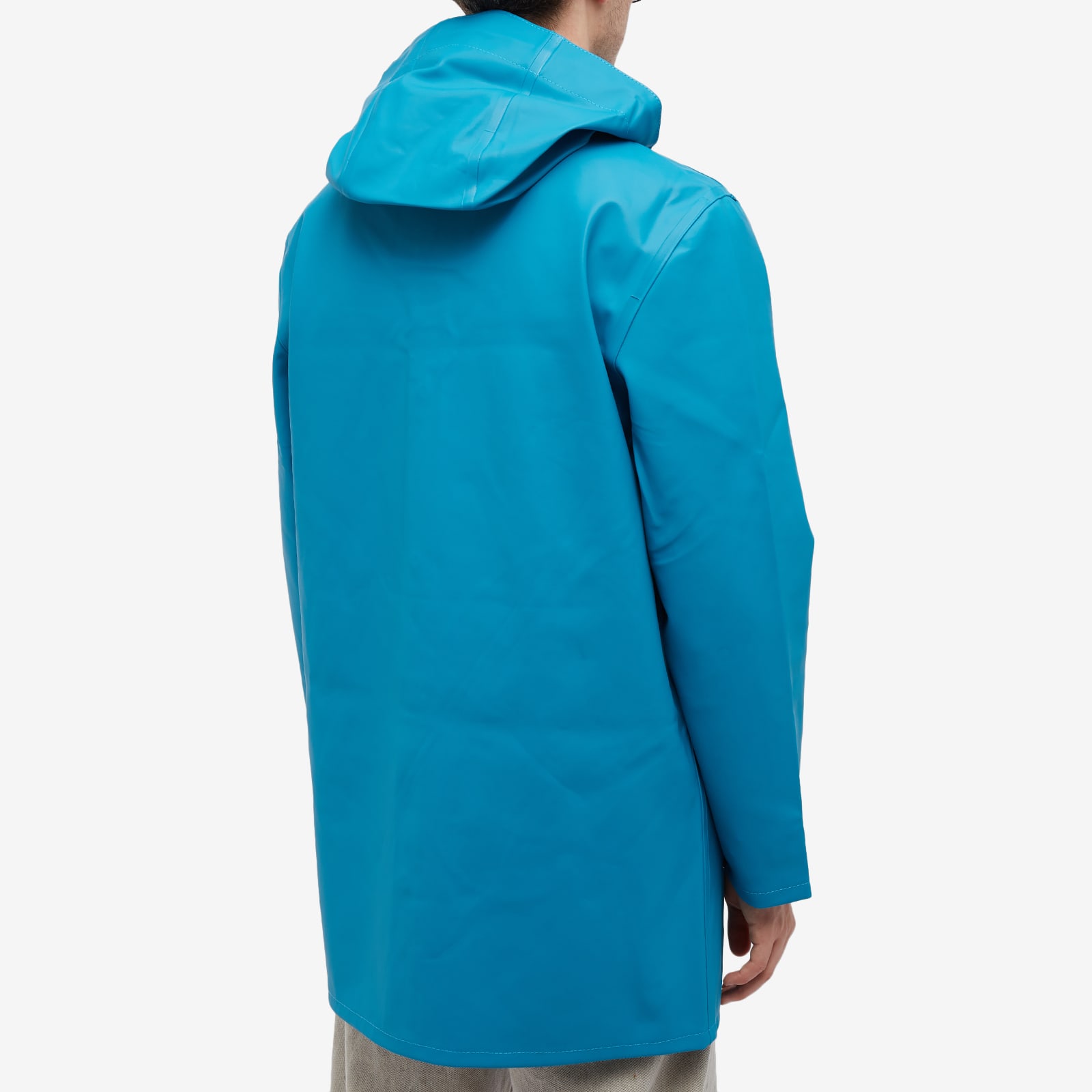 Stutterheim Stockholm Raincoat Mosaic Blue END stutterheim-stockholm-raincoat-mosaic-blue-end