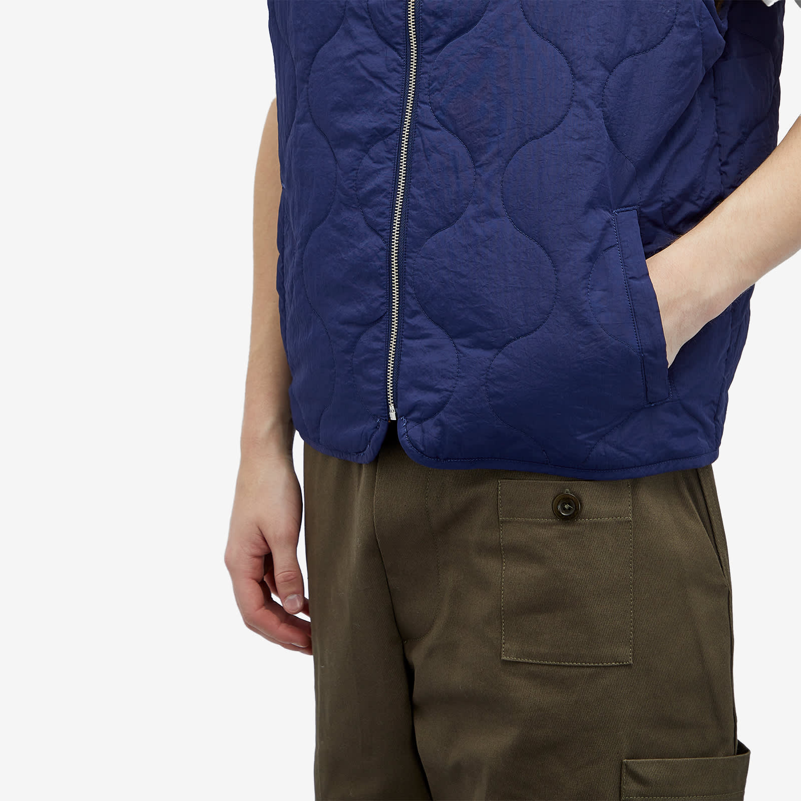 Pendleton Reversible Quilted Vest Harding Navy | END. (US)
