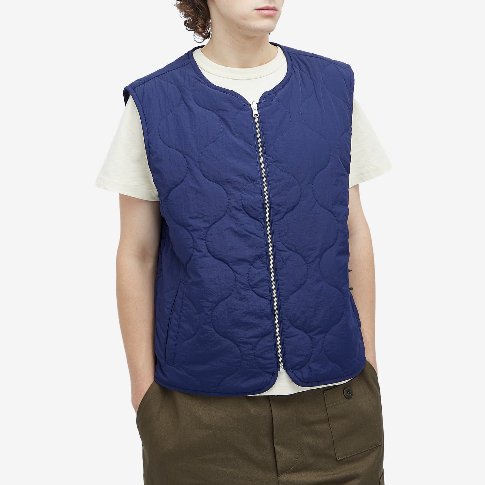 Pendleton Reversible Quilted Vest Harding Navy | END. (US)