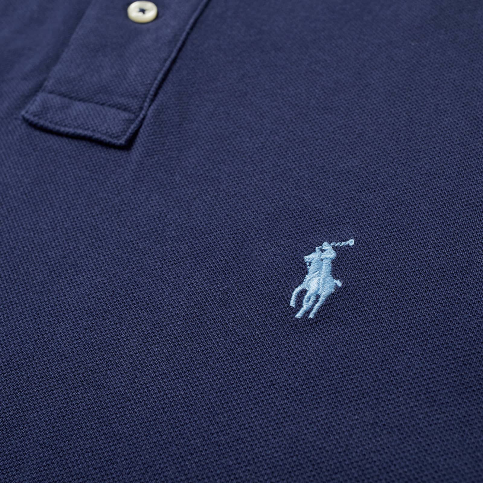 Polo Ralph Lauren Slim Fit Polo Newport Navy & Blue | END. (US)