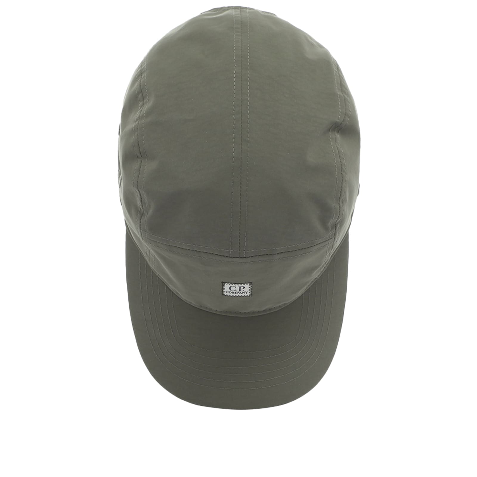 C.P. Company Patch Logo Nylon 5 Panel Cap Stone Grey | END. (KR)