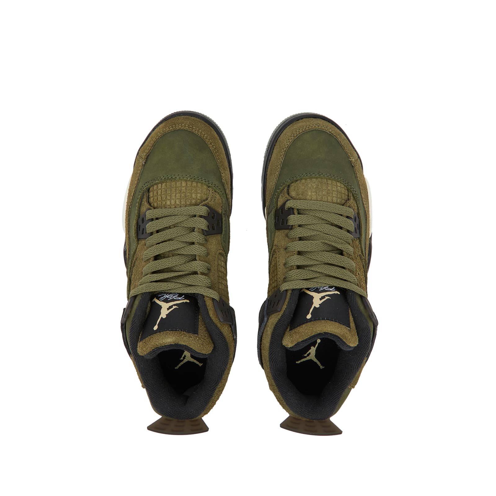 Air Jordan 4 Retro SE Craft GS Medium Olive & Pale Vanilla | END.