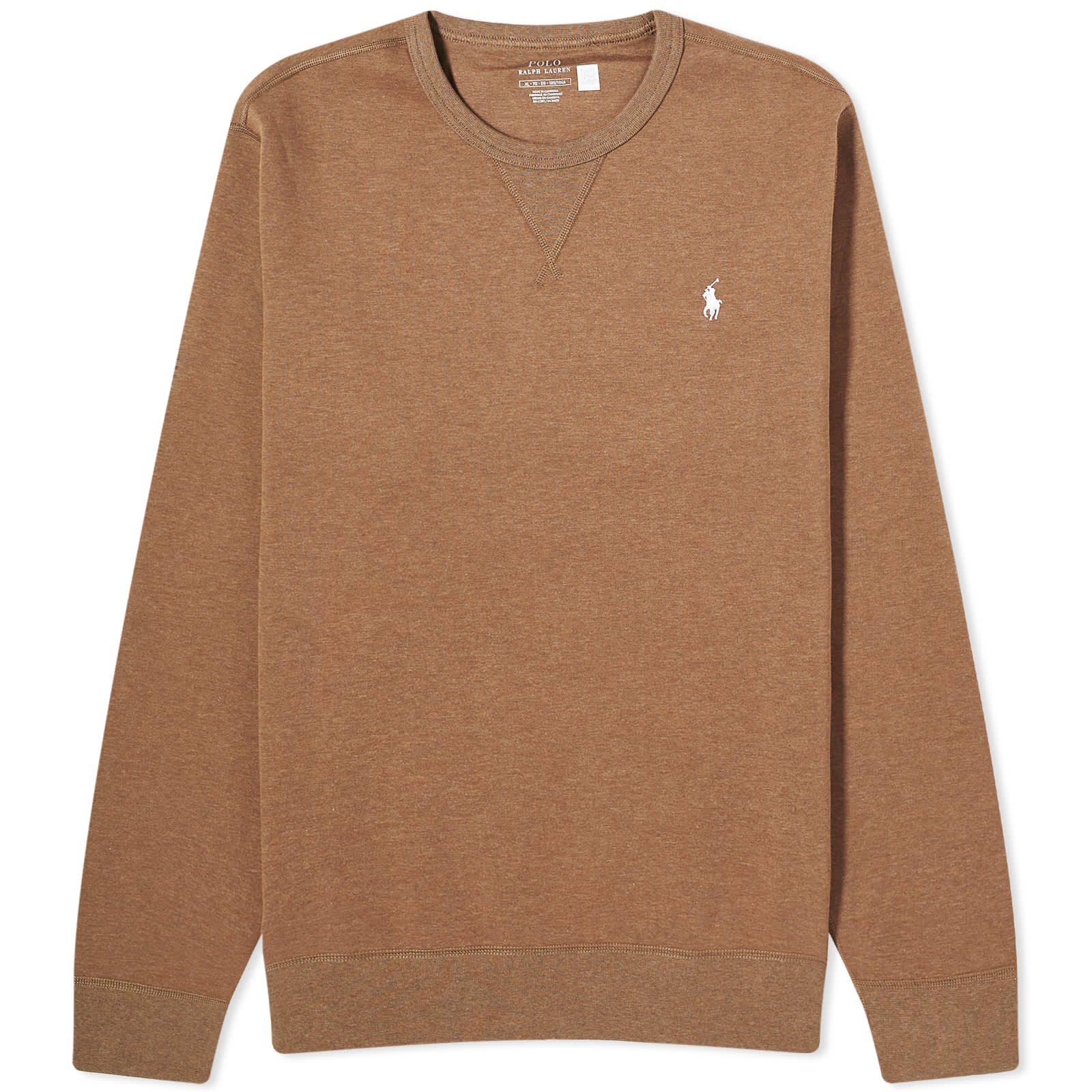 Polo Ralph Lauren Double Knit Crew Sweat Cedar Heather | END.