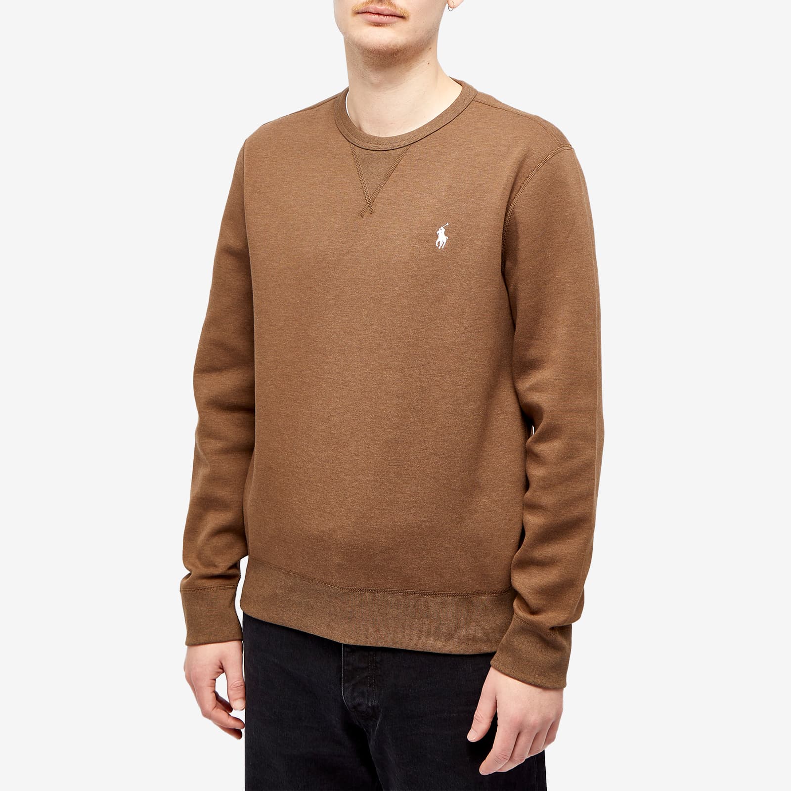 Polo Ralph Lauren Double Knit Crew Sweat Cedar Heather | END.