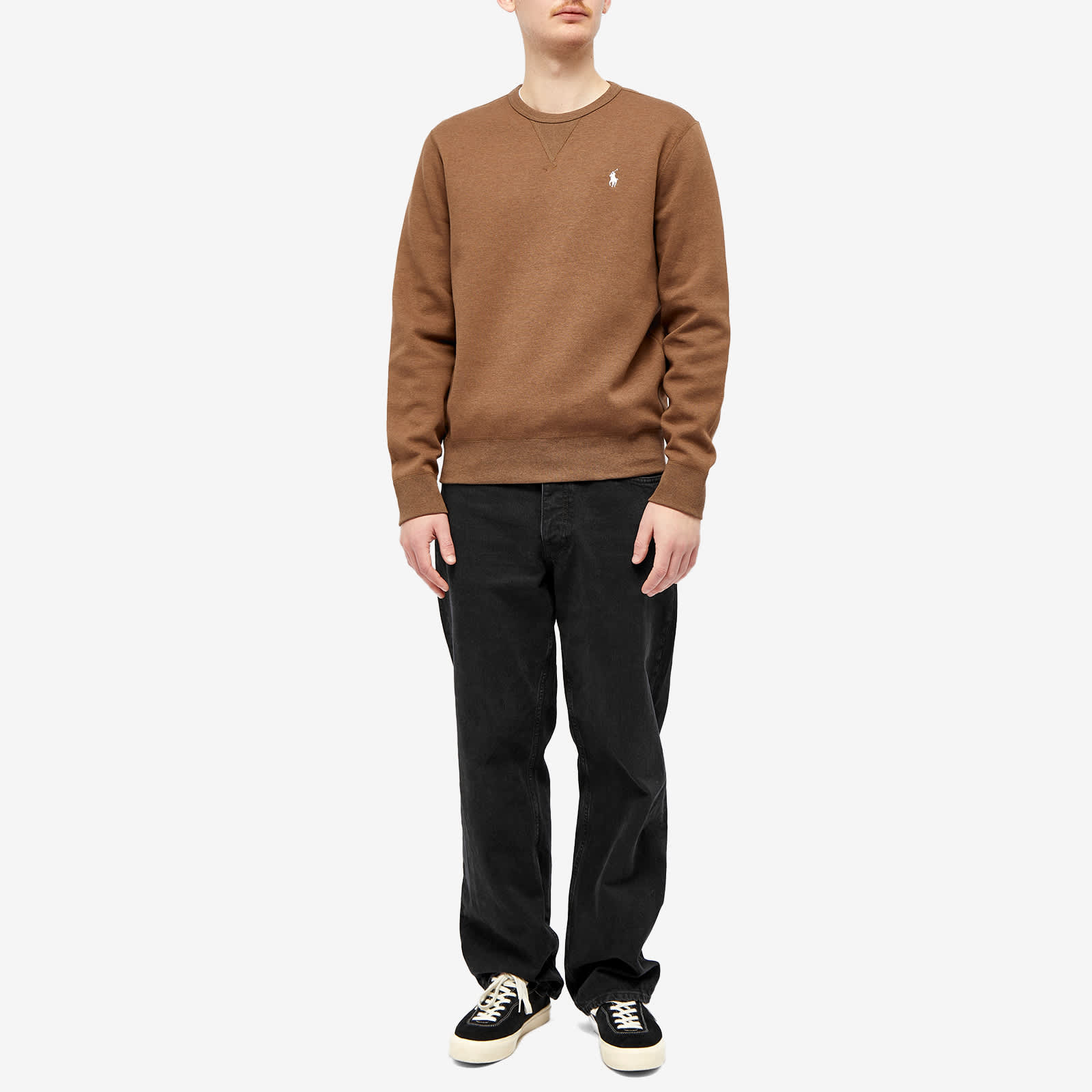 Polo Ralph Lauren Double Knit Crew Sweat Cedar Heather | END.