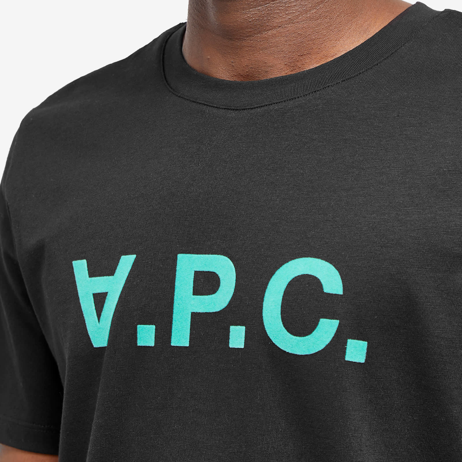 A.P.C. VPC Logo T-Shirt Black & Green | END. (US)
