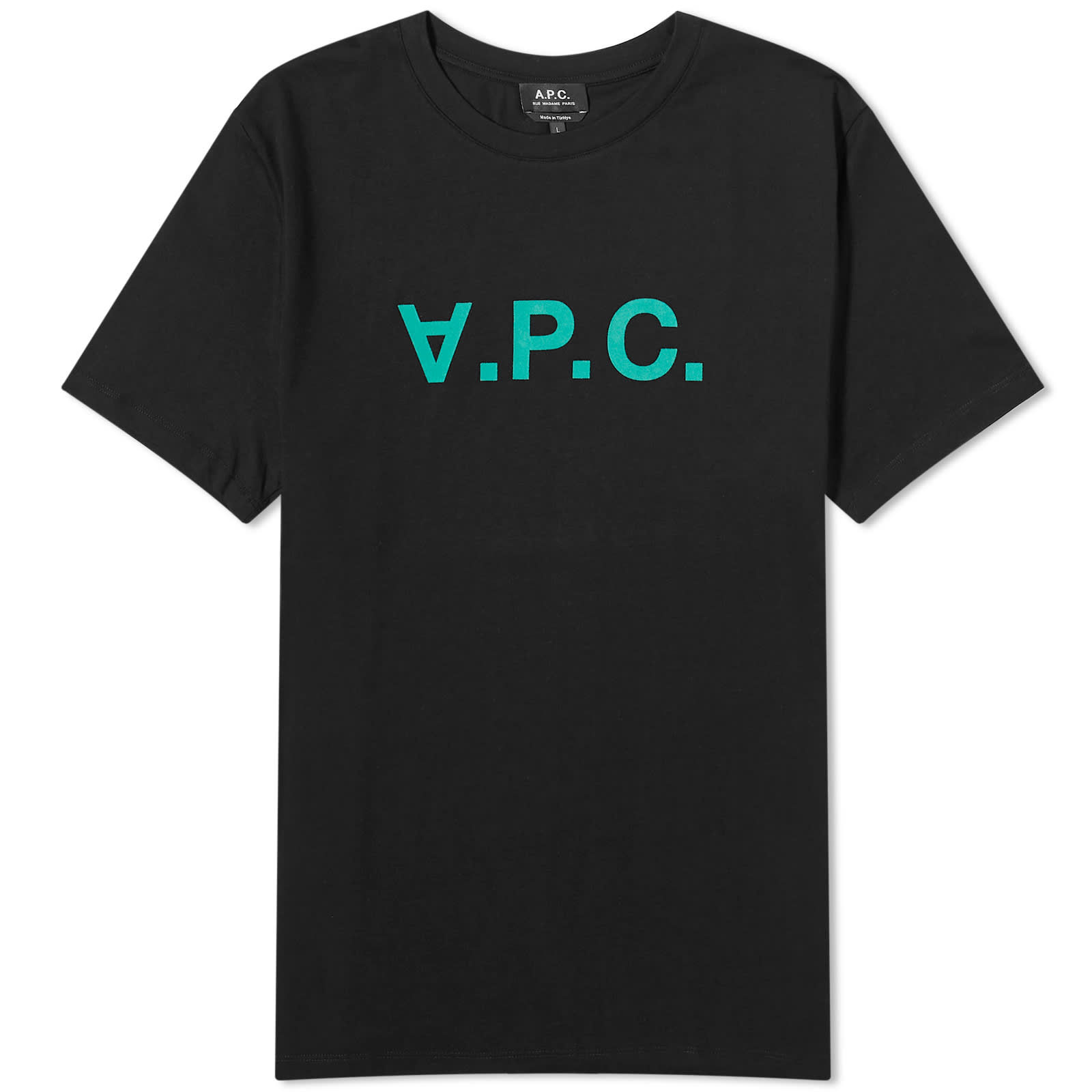 A.P.C. VPC Logo T-Shirt Black & Green | END. (US)