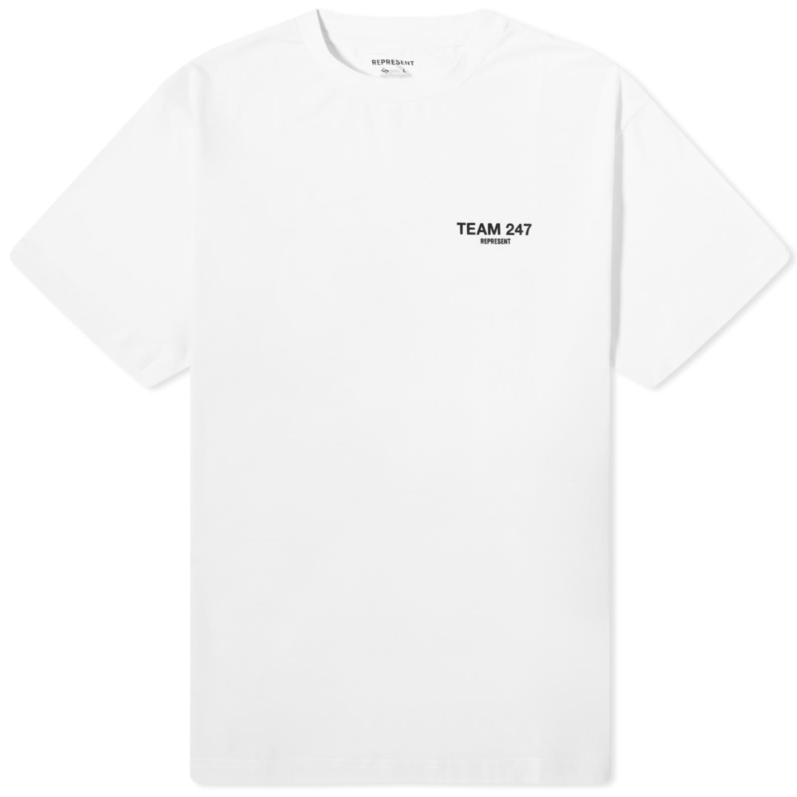 Represent Team 247 Oversized T-Shirt Flat White | END. (GB)