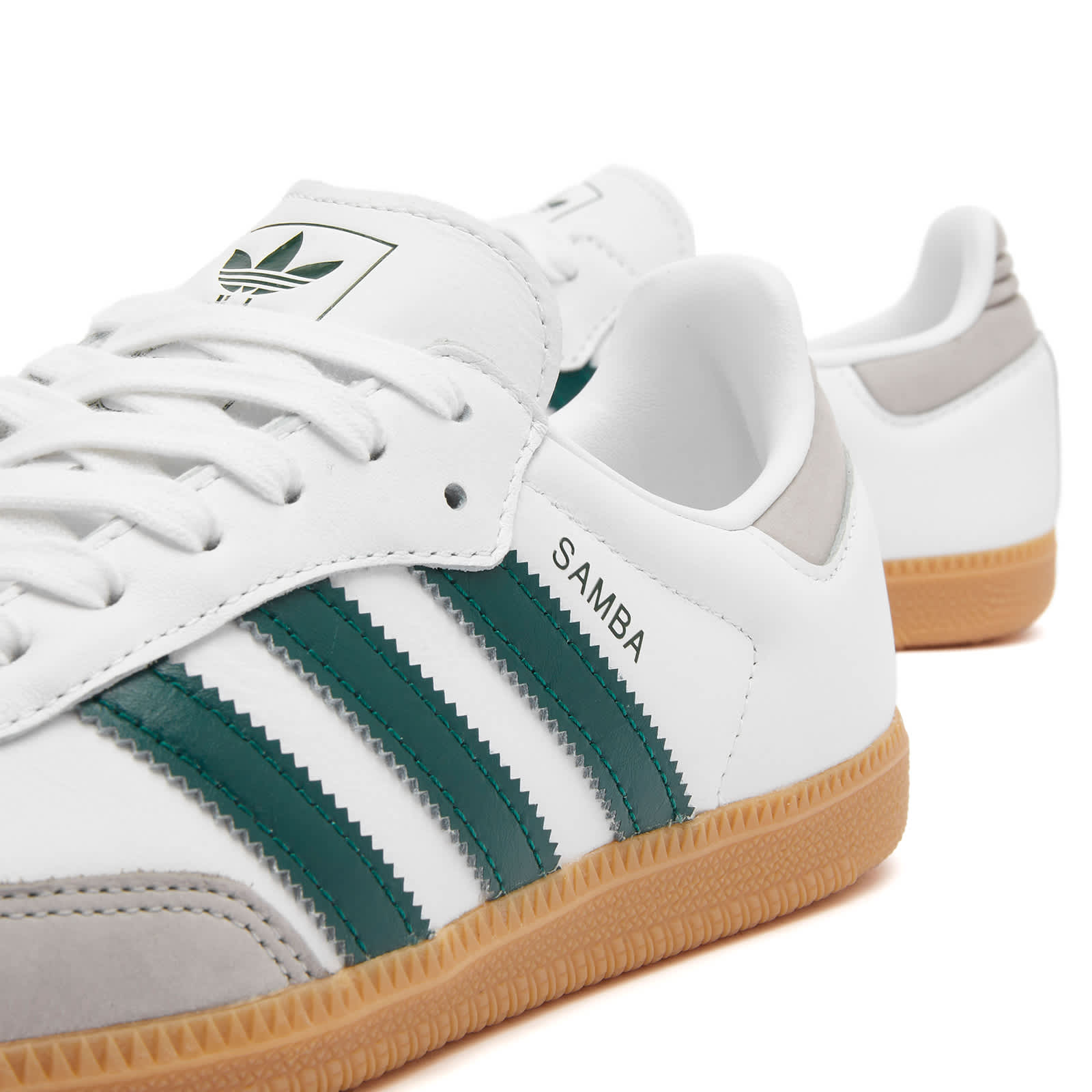 Adidas Samba Og Sneaker White, Green & Grey | END. (US)