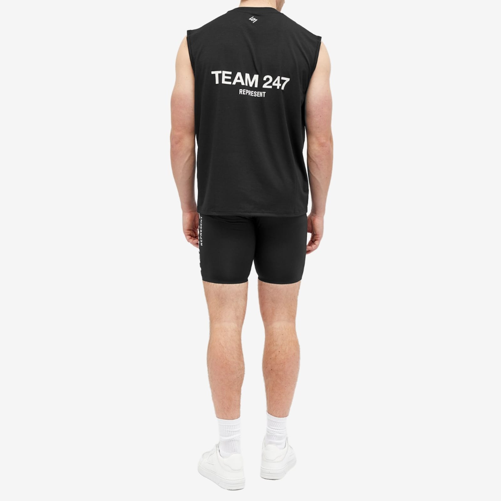 Represent Team 247 Oversized Tank T-Shirt Jet Black | END. (US)