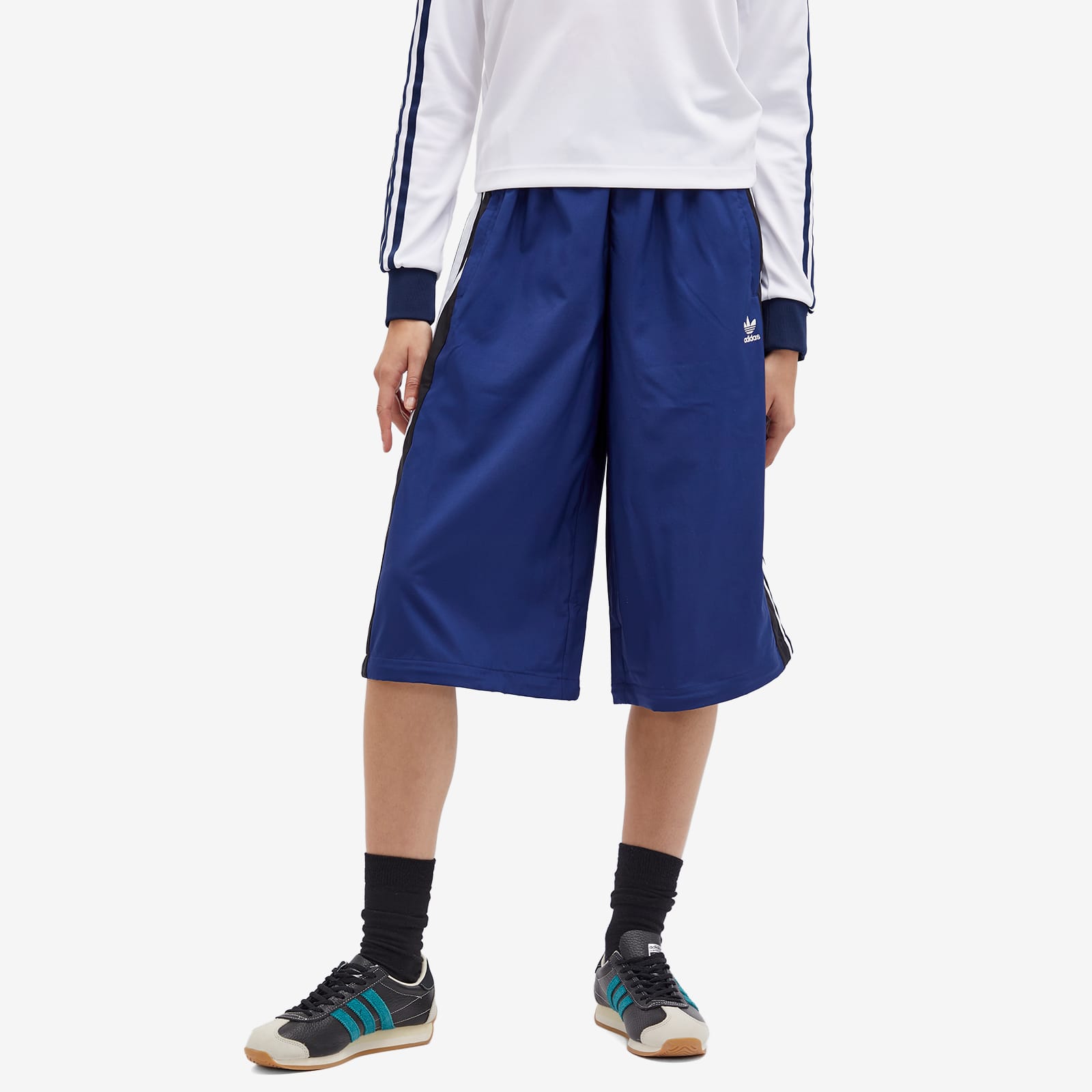Adidas Rasant Oversized Zip Off Track Pants Dark Blue | END. (AU)
