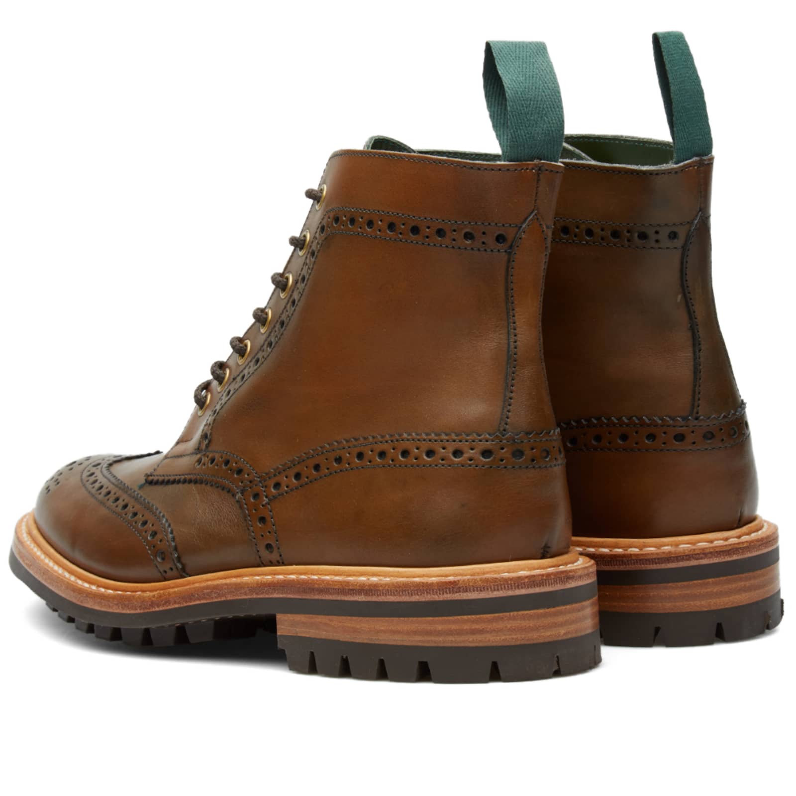 Tricker's Commando Sole Stow Boot Coffee | END.