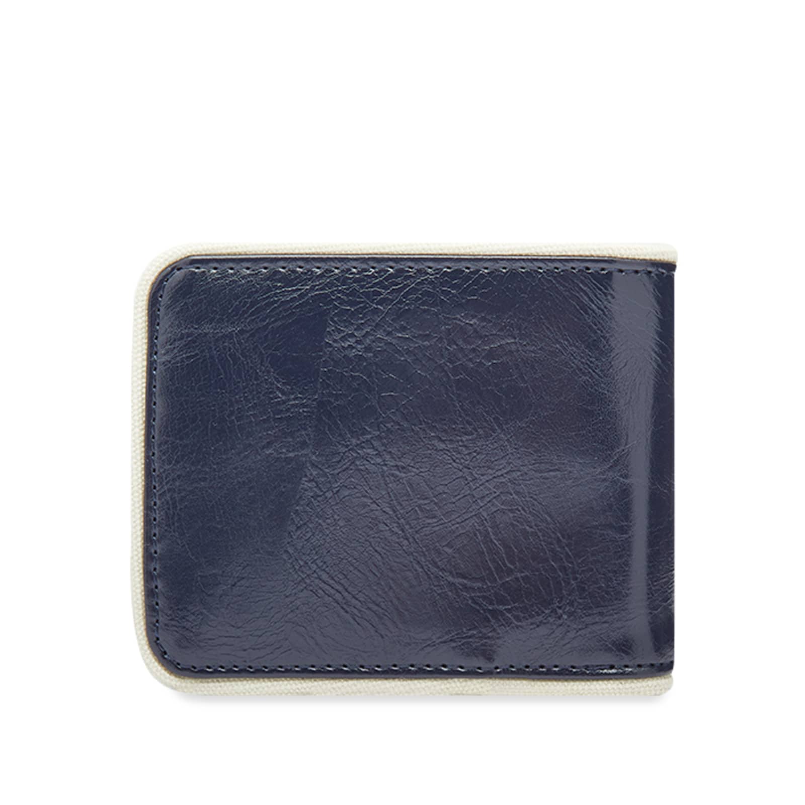 Fred Perry Authentic Classic Billfold Wallet Navy & Ecru | END. (US)
