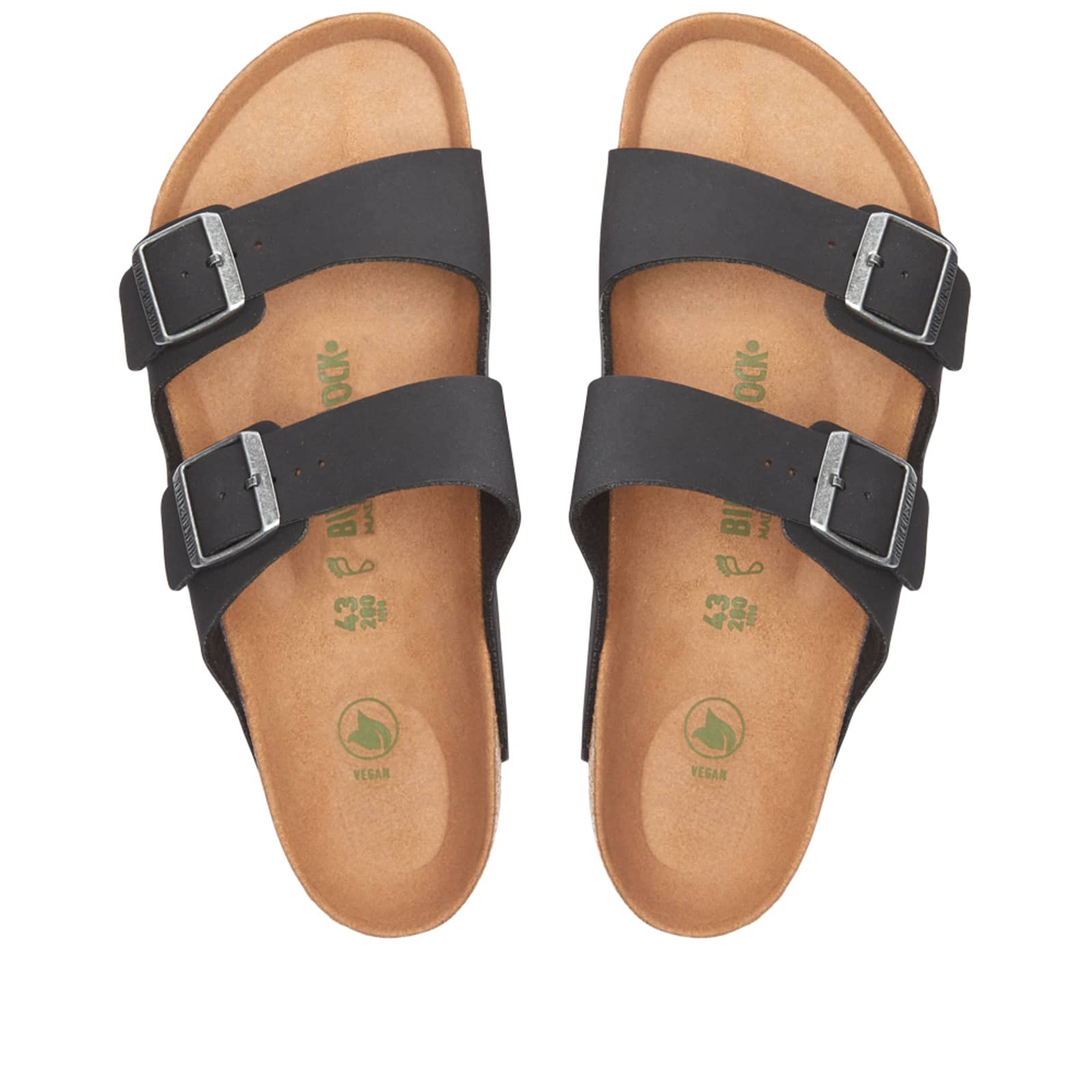 Birkenstock Arizona Vegan Black Earthy Vegan | END.