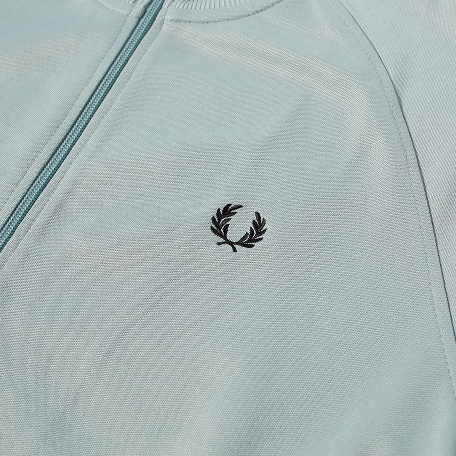 Fred Perry Seasonal Taped Track Jacket Silver Blue & Blac | END. (GB)