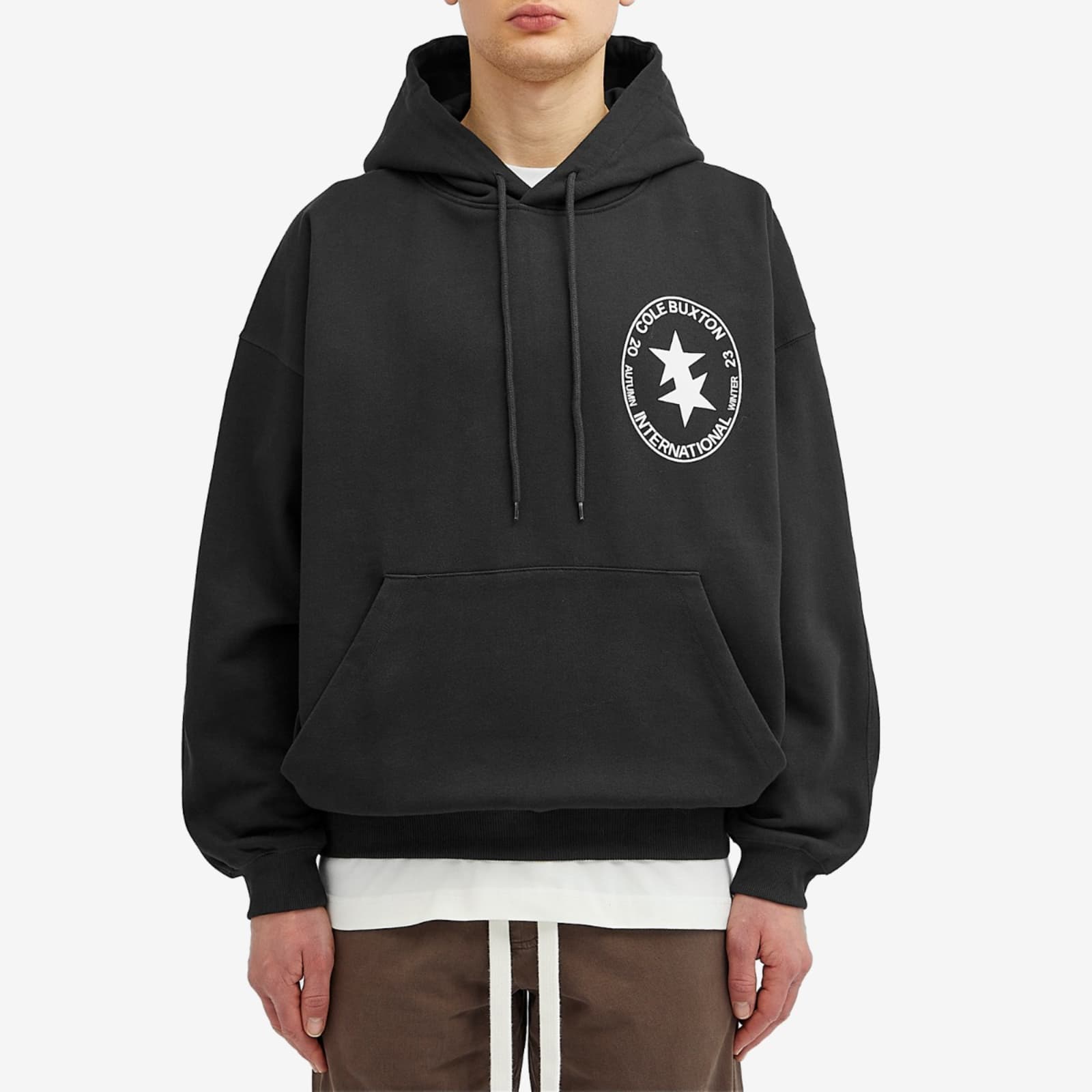 Cole Buxton Crest Hoodie Vintage Black | END. (GB)