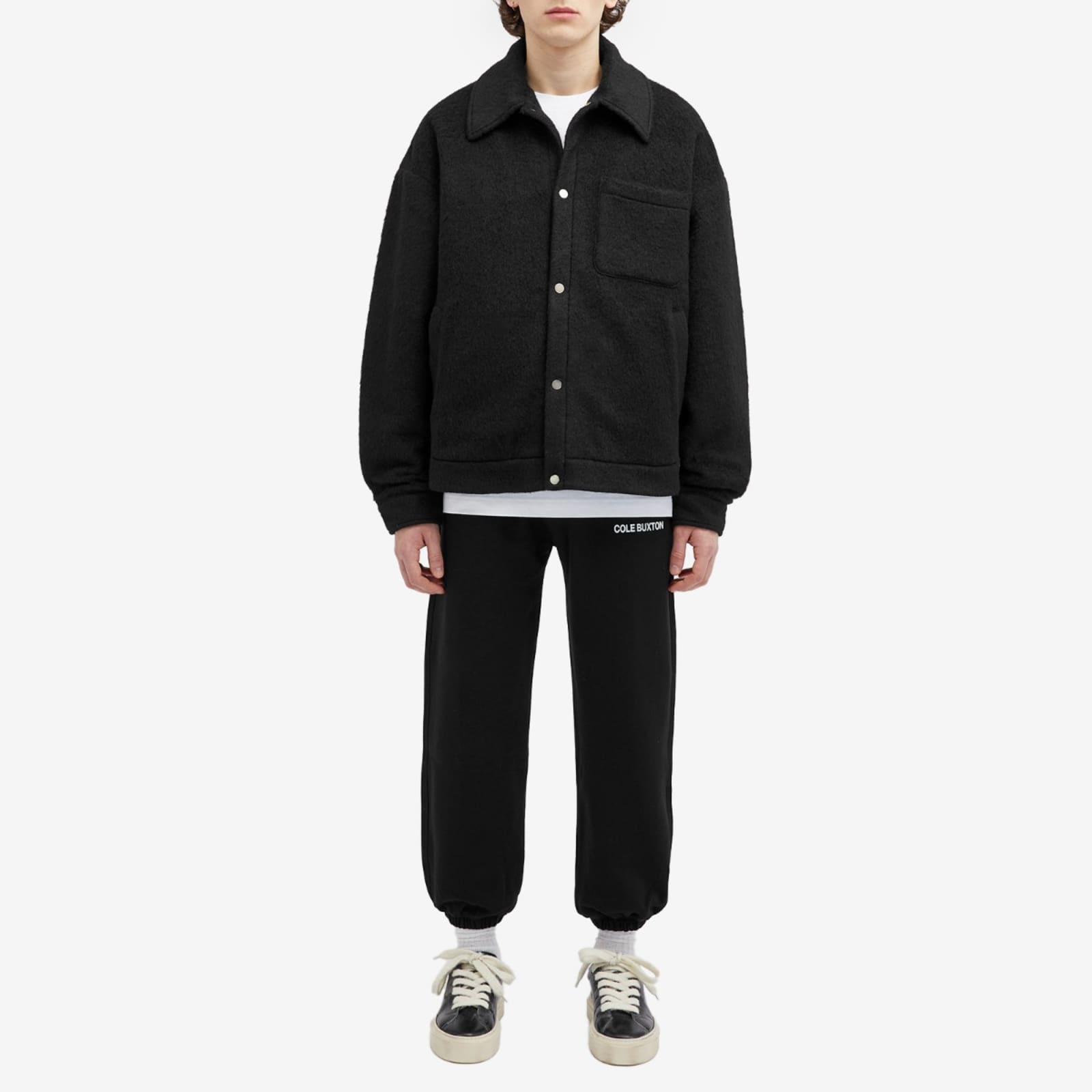 Cole Buxton Wool Overshirt Black | END. (GB)