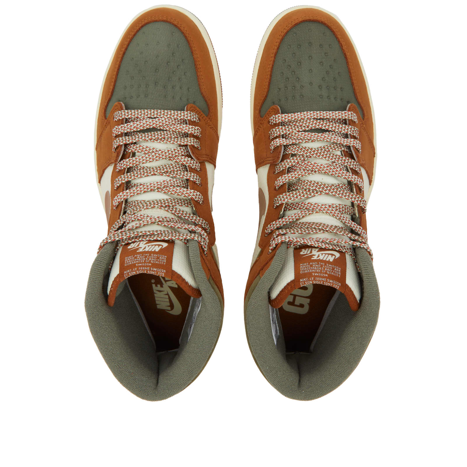 Air Jordan 1 ELEMENT Coffee, Olive & Red | END. (US)