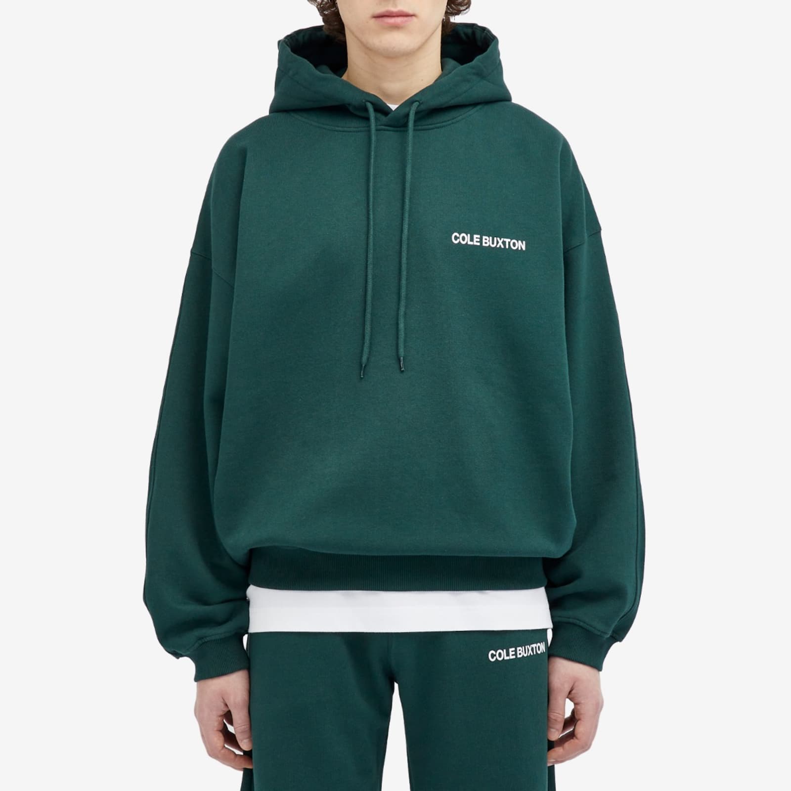 Cole Buxton Sportswear Hoodie Forest Green | END. (GB)