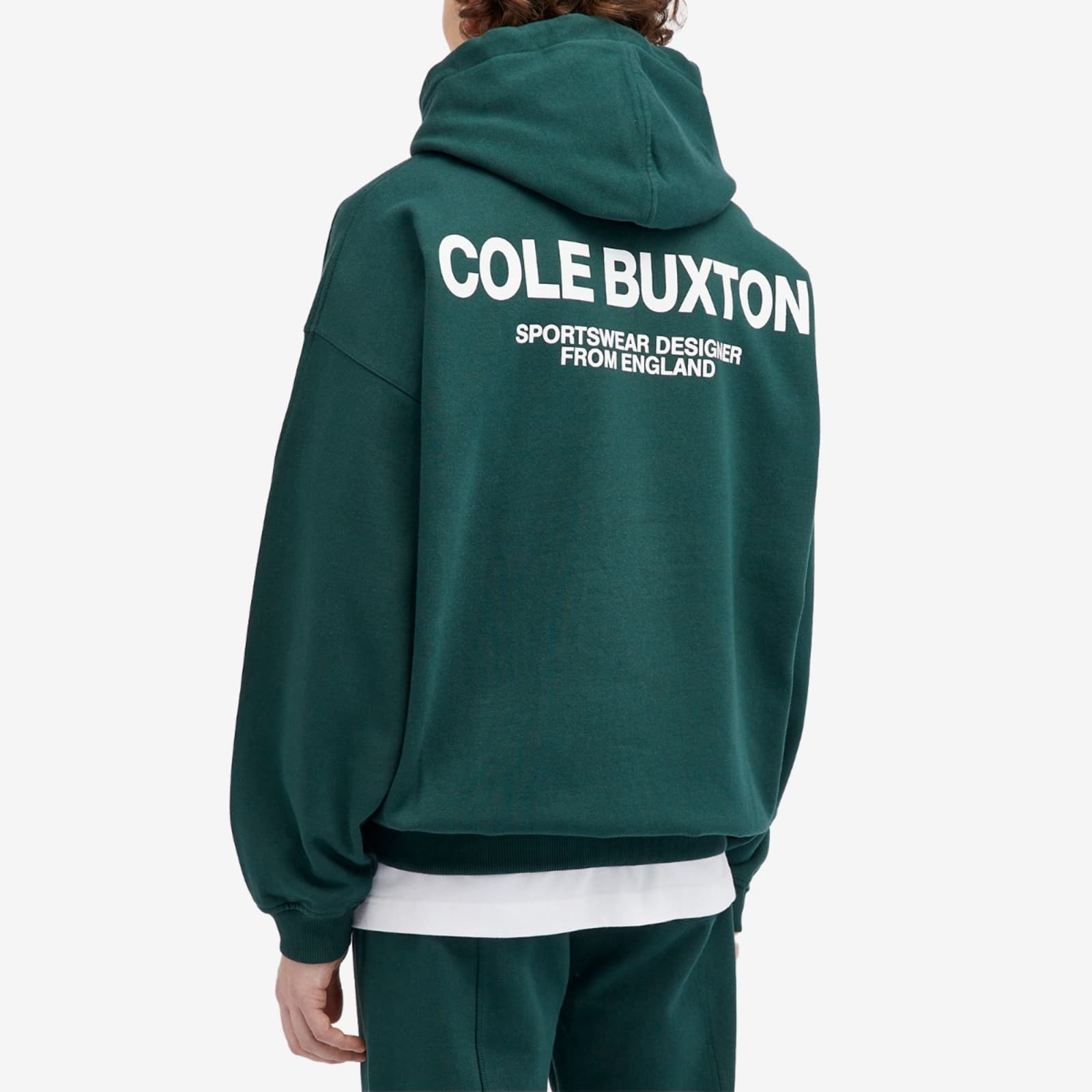Cole Buxton Sportswear Hoodie Forest Green | END. (GB)