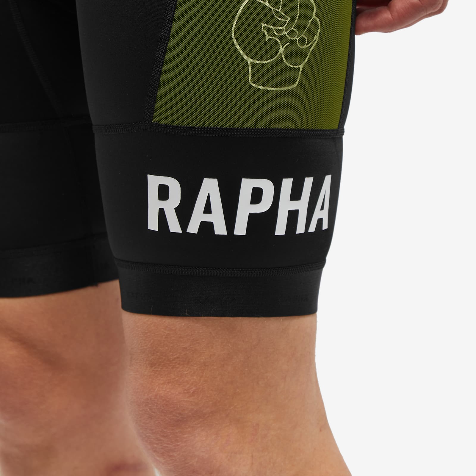 Rapha x Patta Pro Team Training Cargo Bib Shorts Green & Black | END. (HK)