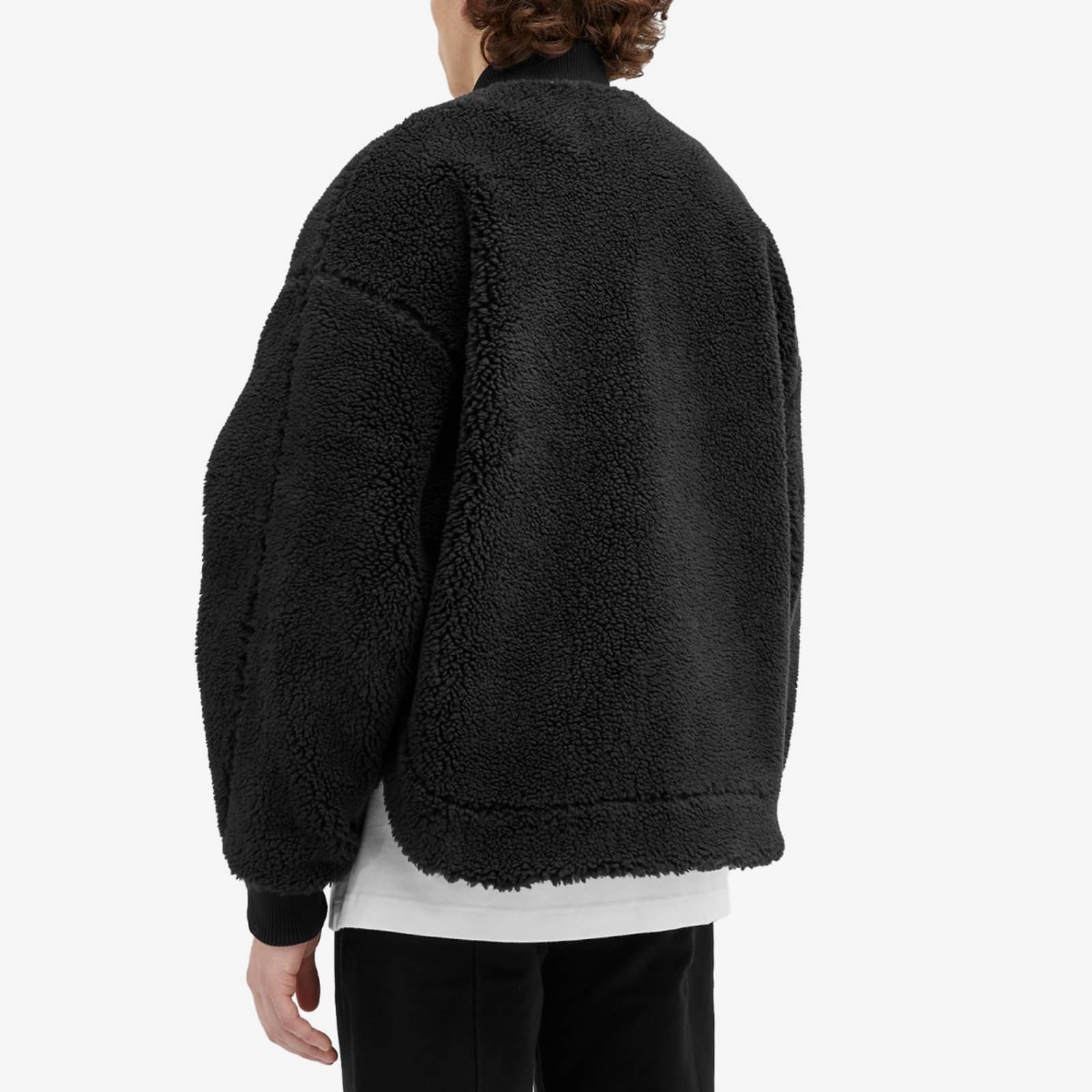 Cole Buxton Fleece Bomber Jacket Black | END. (GB)