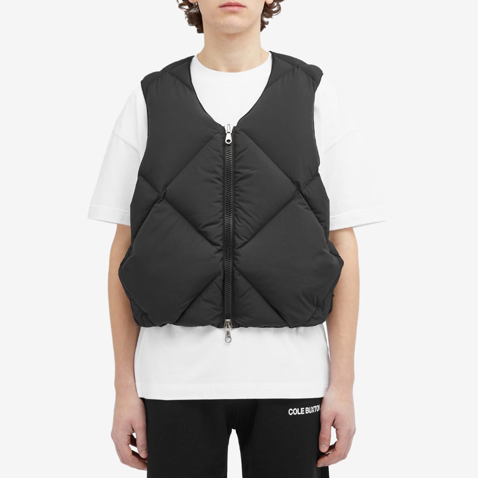 Cole Buxton Down Quilted Vest Black | END. (AR)