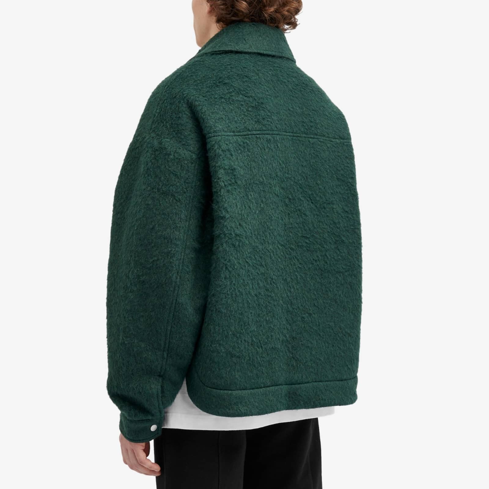 Cole Buxton Wool Overshirt Forest Green | END. (GB)