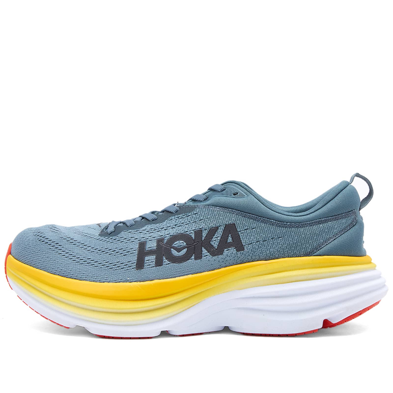 HOKA ONE ONE Bondi 8 Goblin Blue & Mountain Spring | END.