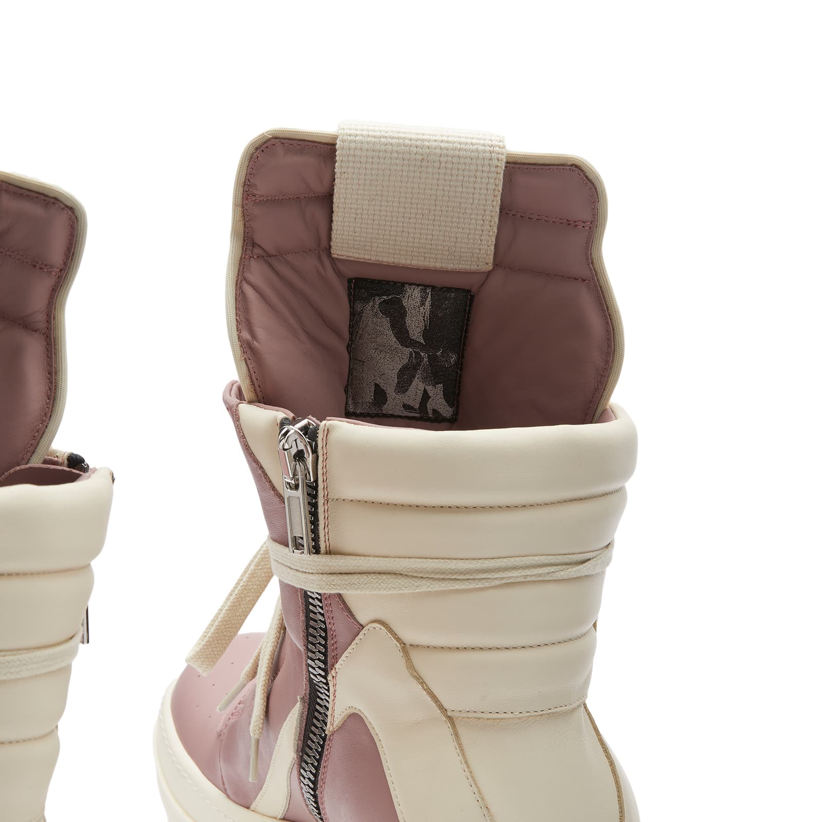Rick Owens Geobasket Sneaker Dusty Pink & Milk | END. (US)