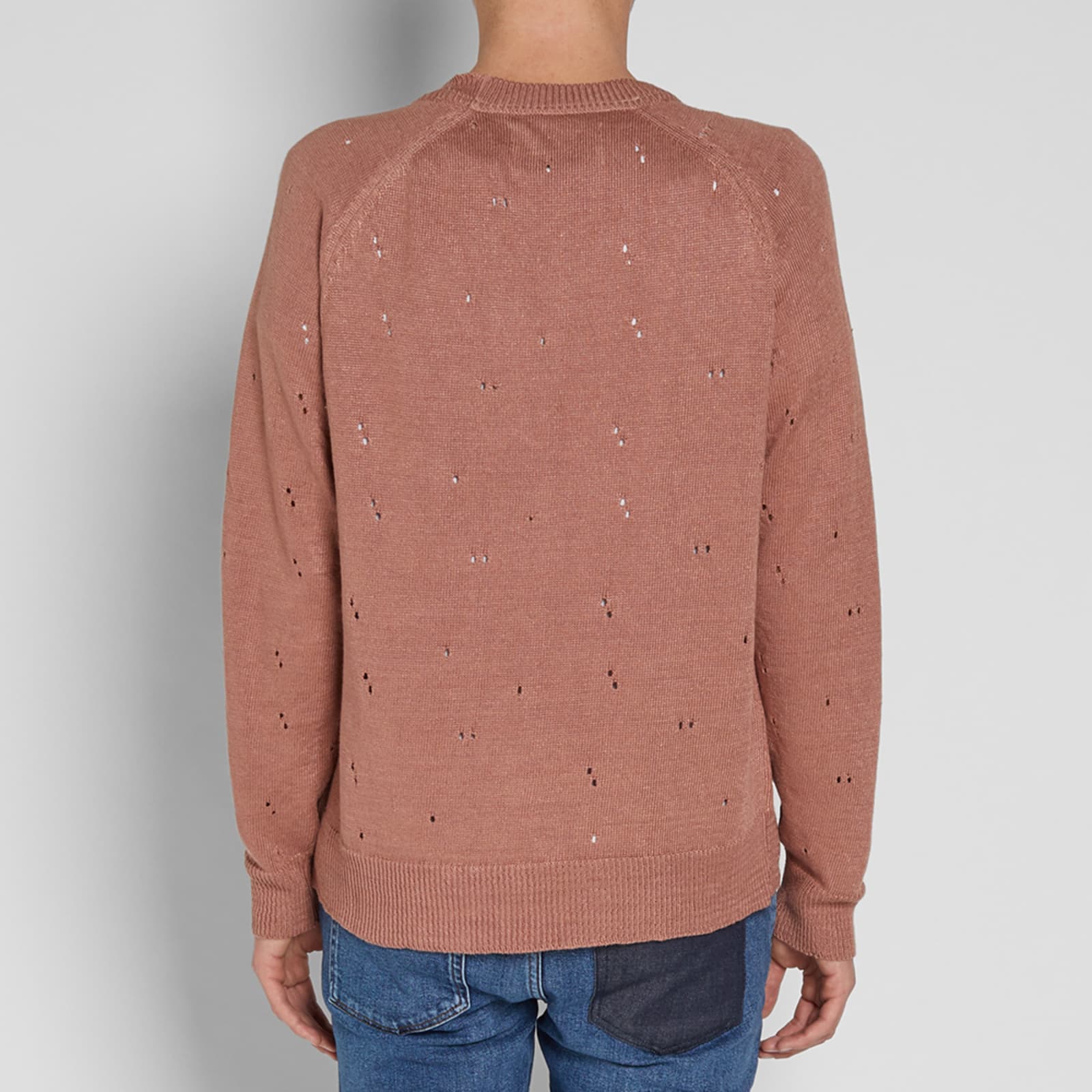 Our Legacy Raglan Moth Crew Knit Raspberry | END. (US)