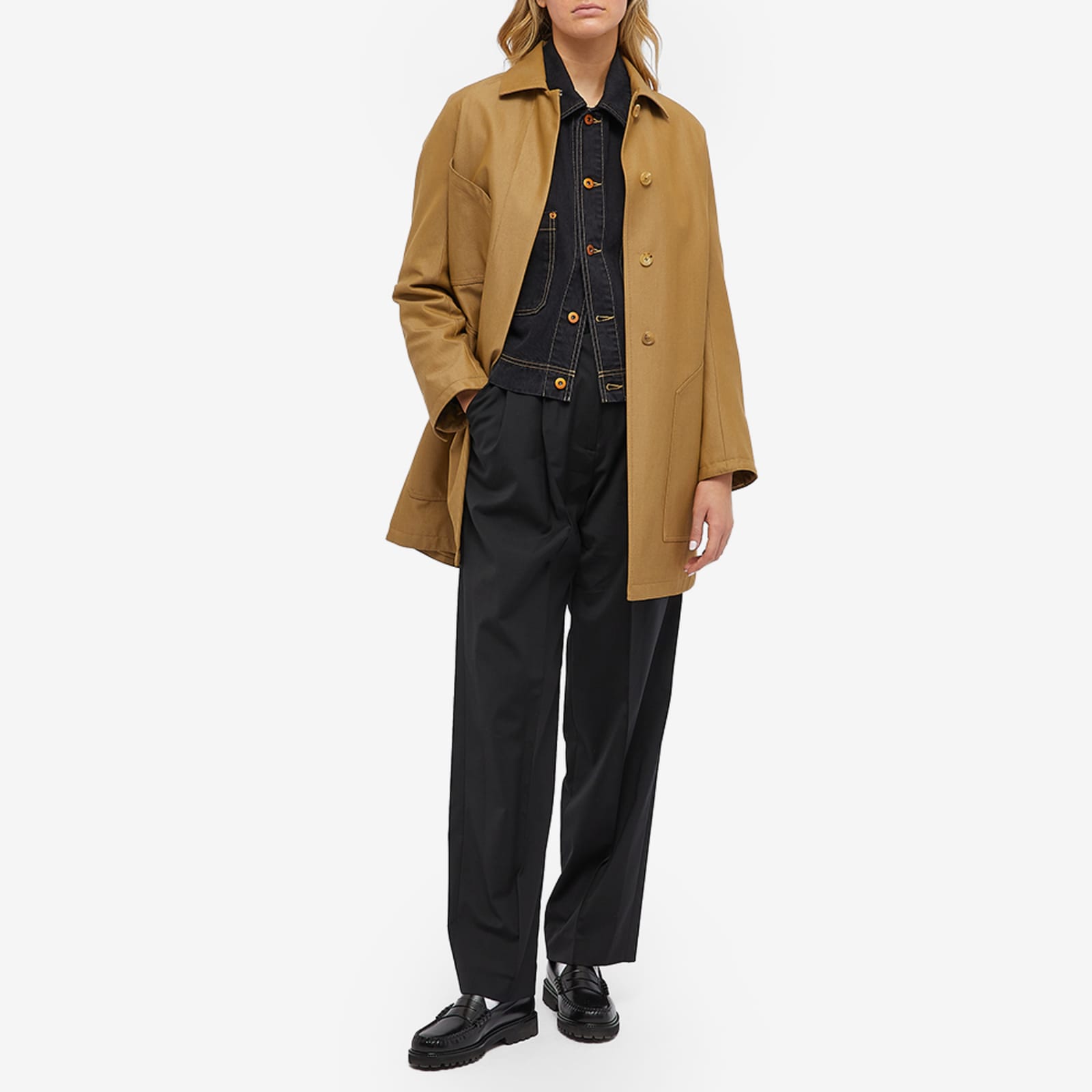 Low Classic Low Rise Loose Pants Black | END. (AR)