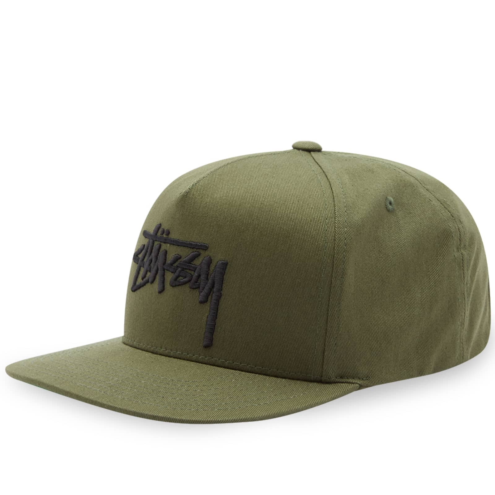 Stussy Big Stock Point Crown Cap Light Olive | END. (GB)