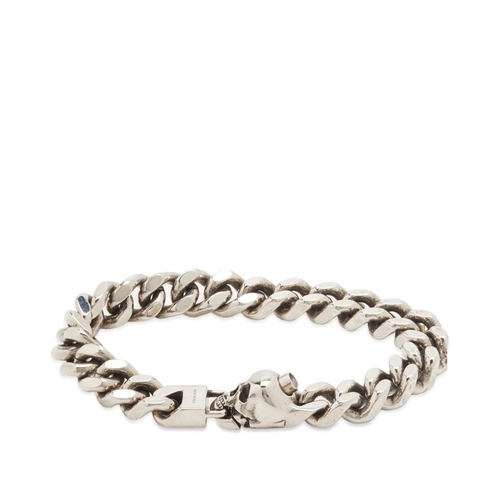 Alexander McQueen Skull Chain Bracelet Silver | END. (GB)