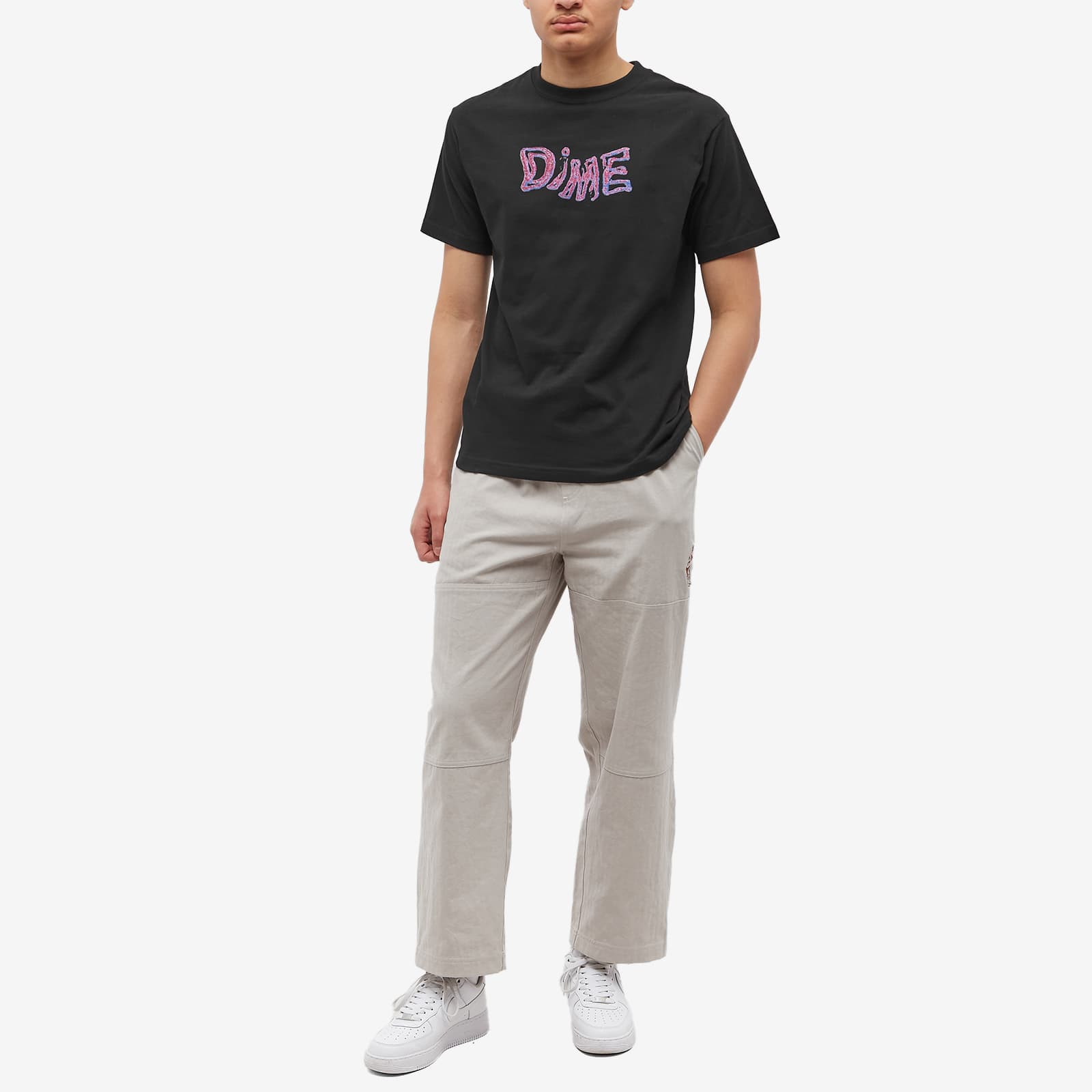 Dime Liquid Metal T-Shirt Black | END.