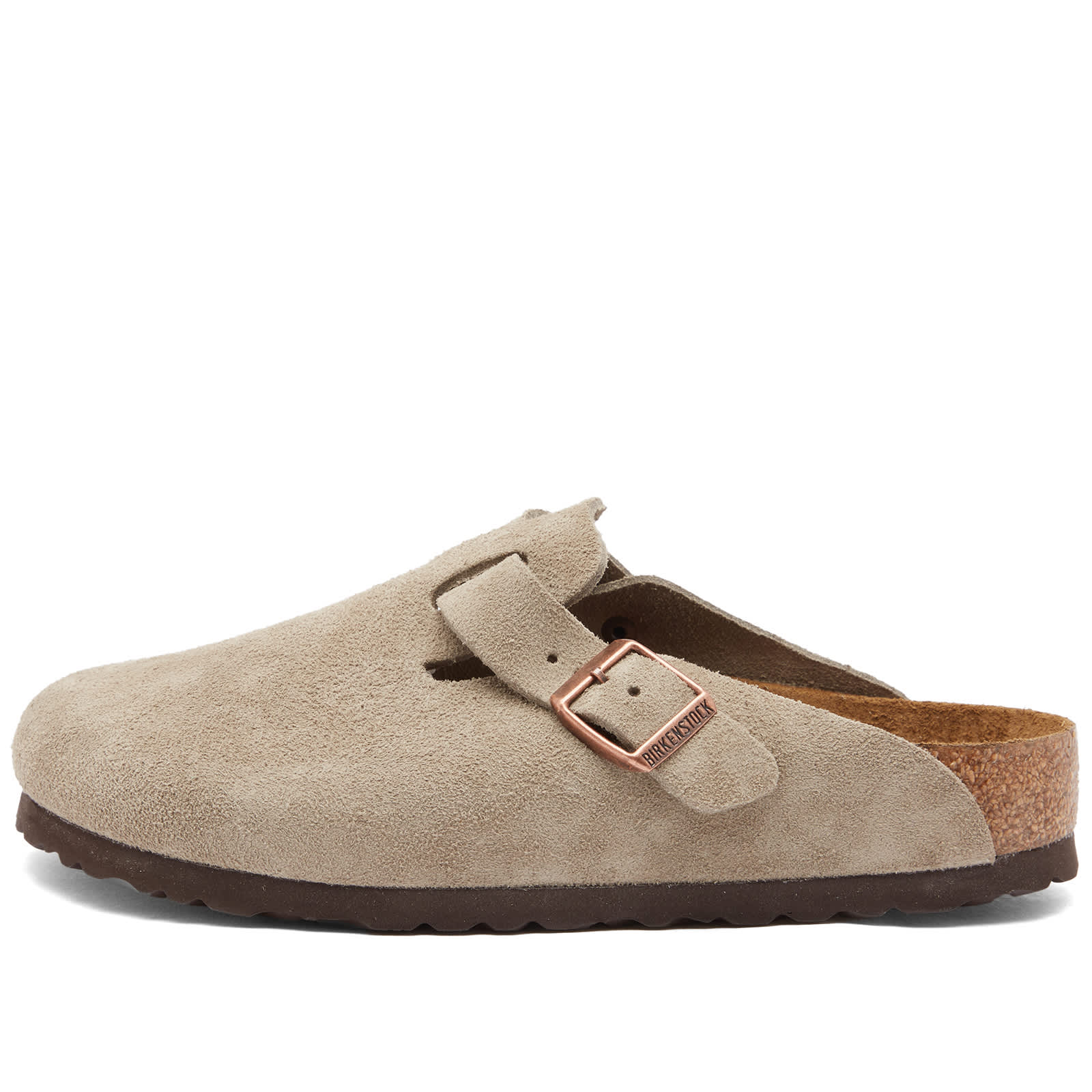 Birkenstock Boston SFB Taupe Suede | END. (AU)