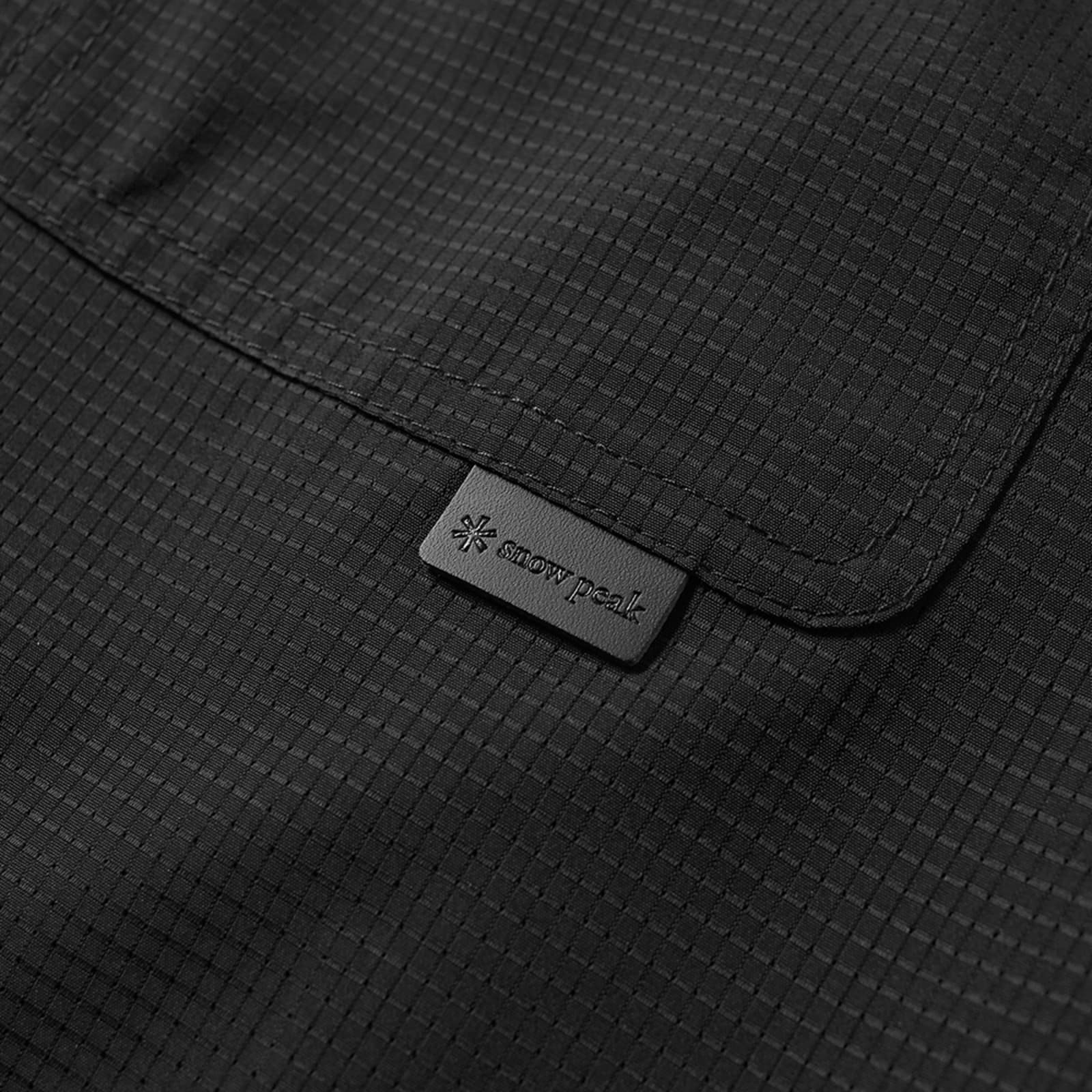 Snow Peak Quick Dry Aloha Shirt Black | END.