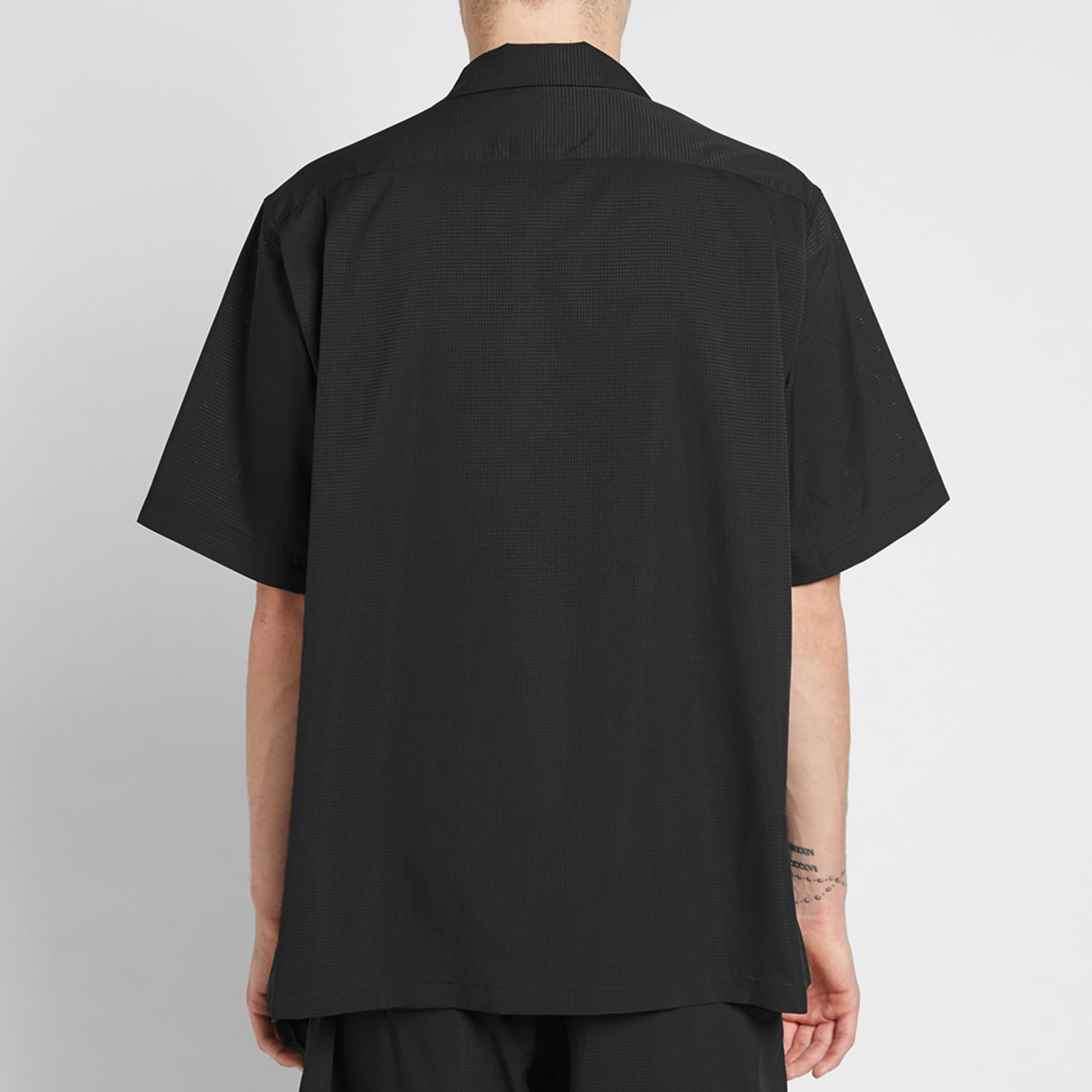 Snow Peak Quick Dry Aloha Shirt Black | END.