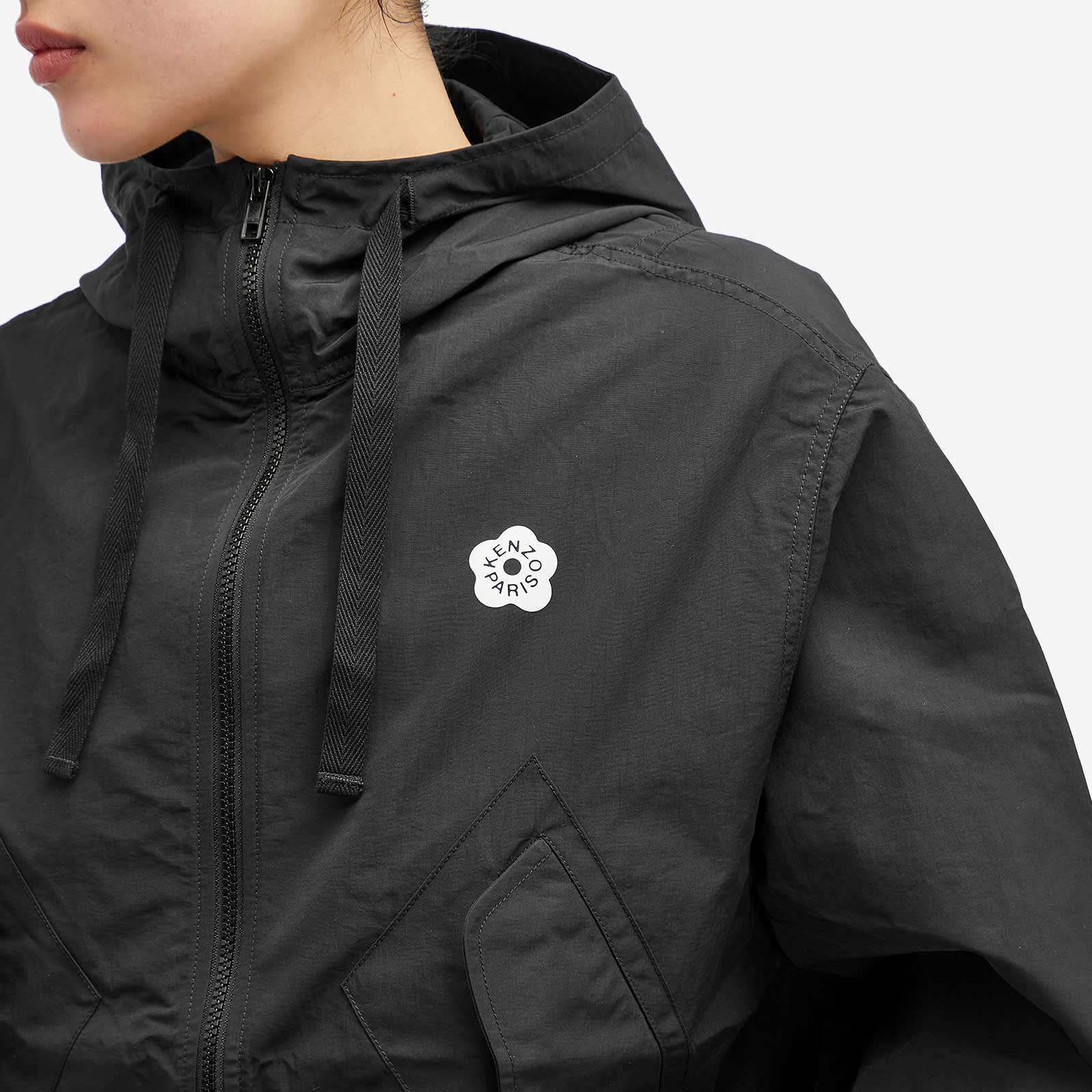 Kenzo Boke 2.0 Regular Windbreaker Jacket Black | END. (US)