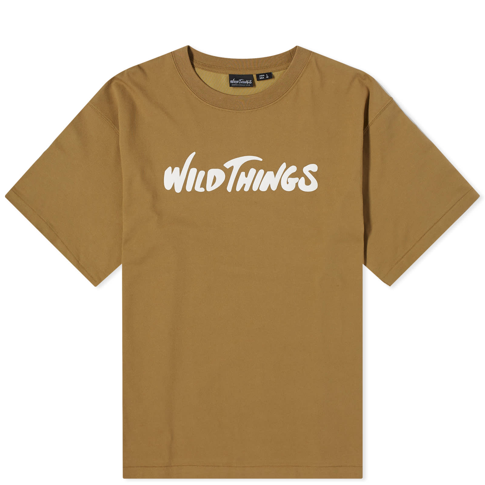 Wild Things Logo T-Shirt Khaki | END. (AU)
