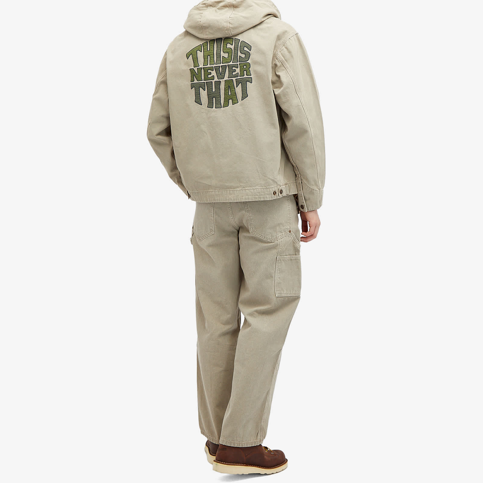 thisisneverthat Washed Carpenter Jacket Stone | END. (US)